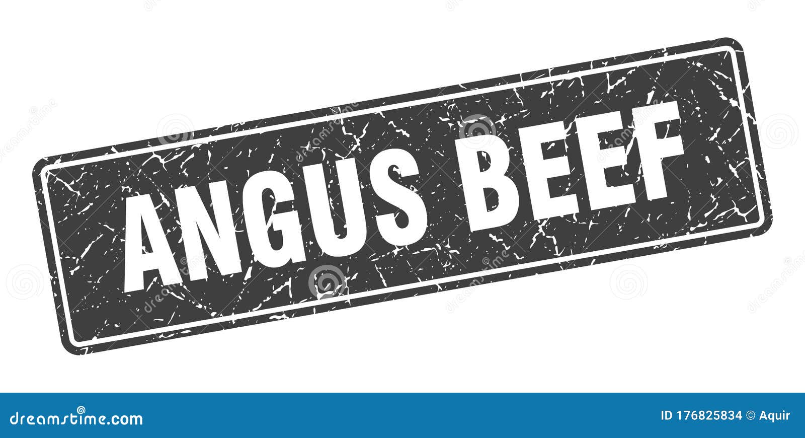 Angus Beef Sign. Angus Beef Grunge Stamp Stock Vector - Illustration of ...