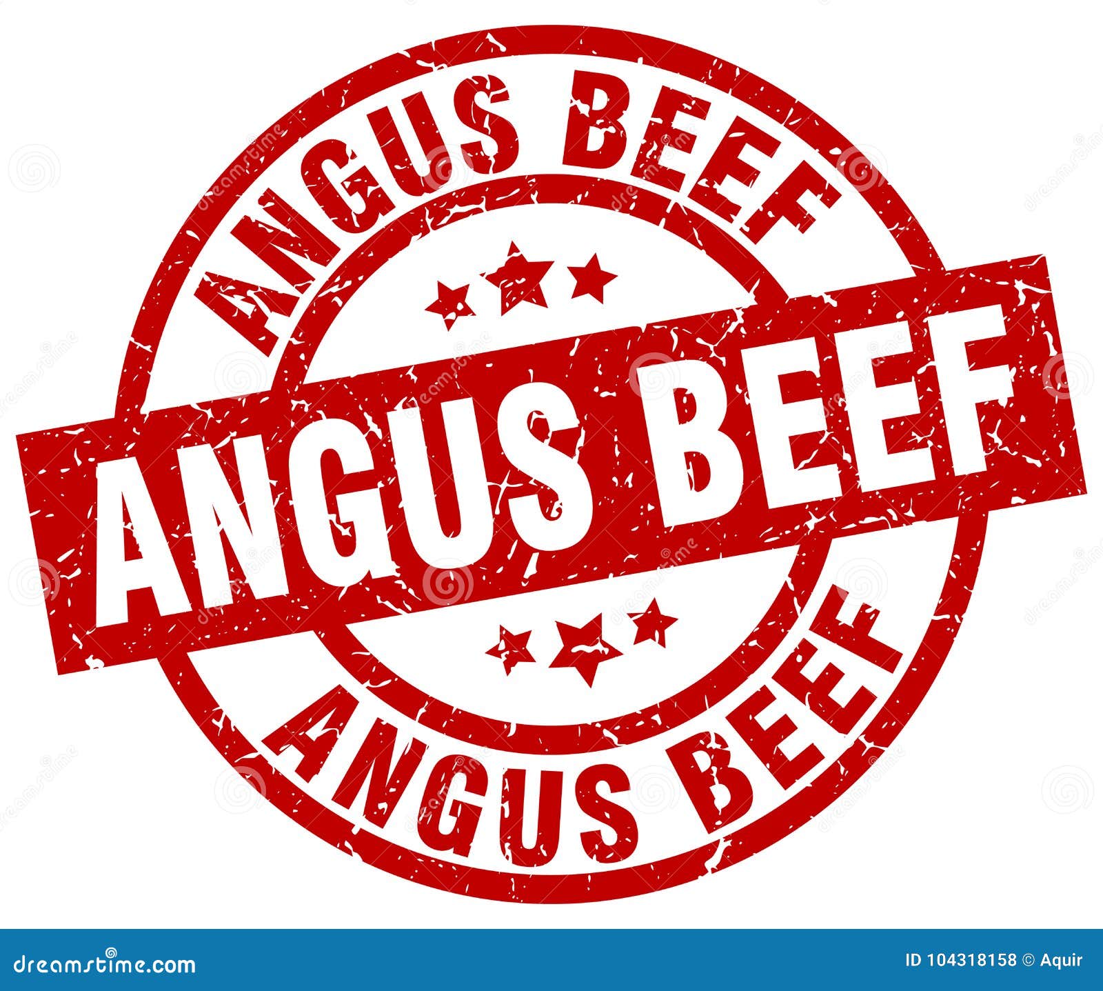 Angus beef stamp stock vector. Illustration of retro - 104318158