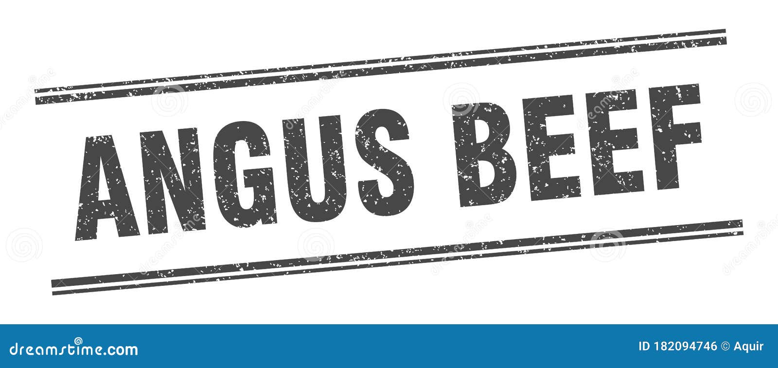 Angus Beef Stamp. Angus Beef Square Grunge Sign Stock Vector ...