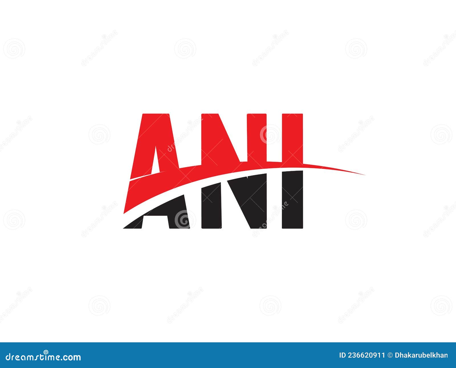ANI Letter Initial Logo Design Vector Illustration Stock Vector ...