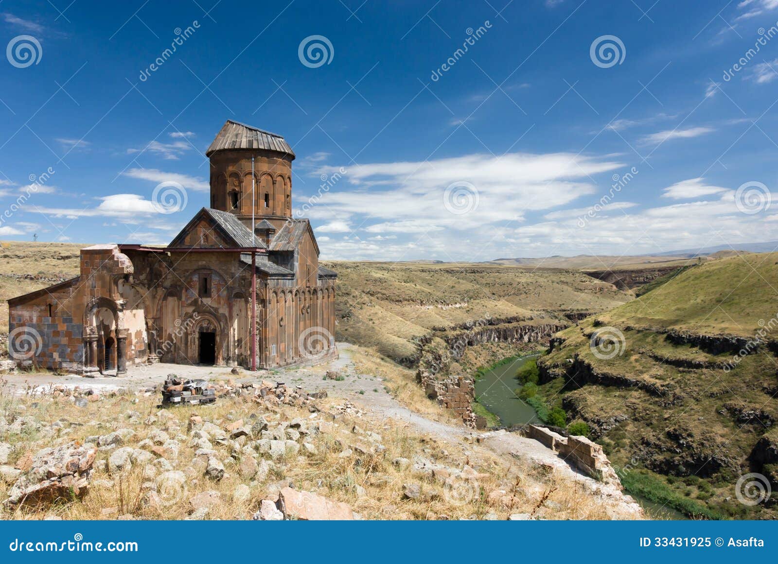 Ani, Turkey stock image. Image of cathedral, deserted - 33431925