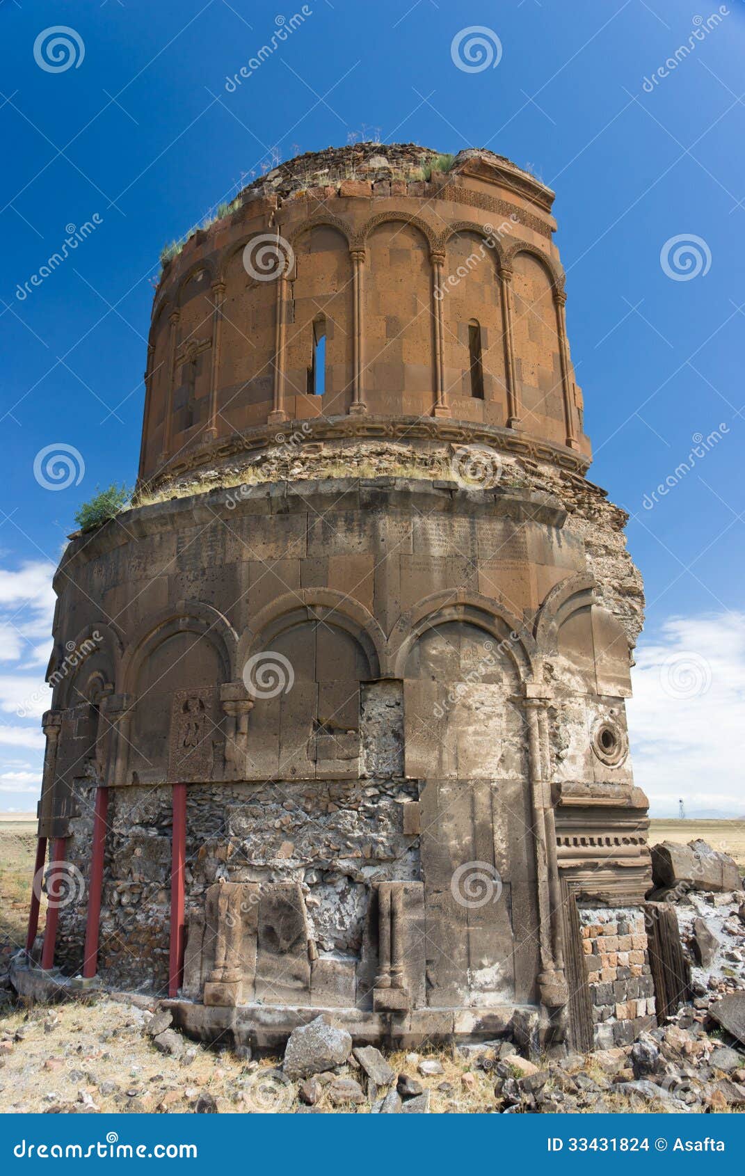 Ani, Turkey stock photo. Image of culture, church, construct - 33431824