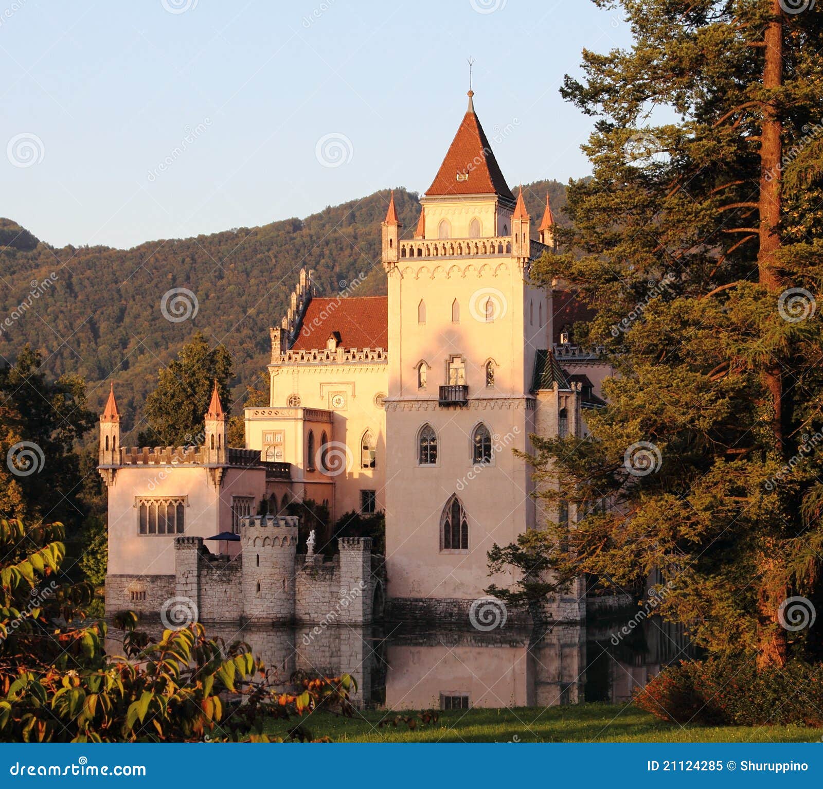 Anif Palace stock image. Image of fortress, anif, austria - 21124285