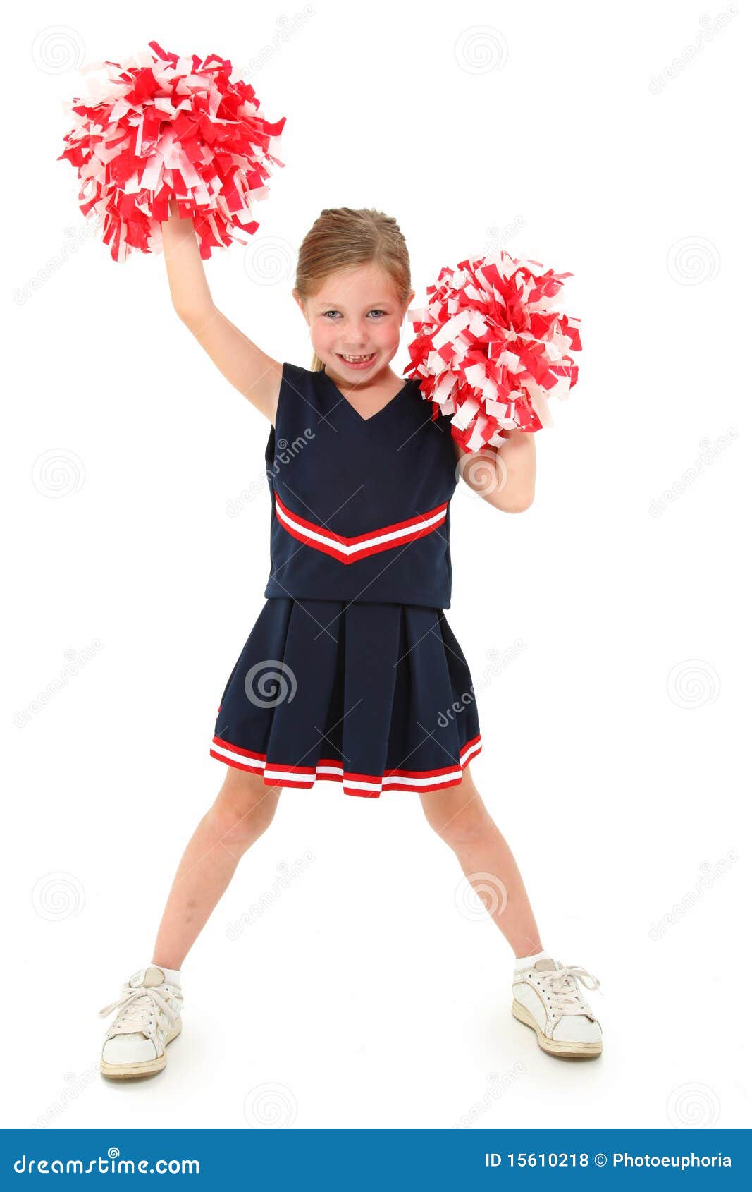 Animadora adorable foto de archivo. Imagen de actitud - 15610218