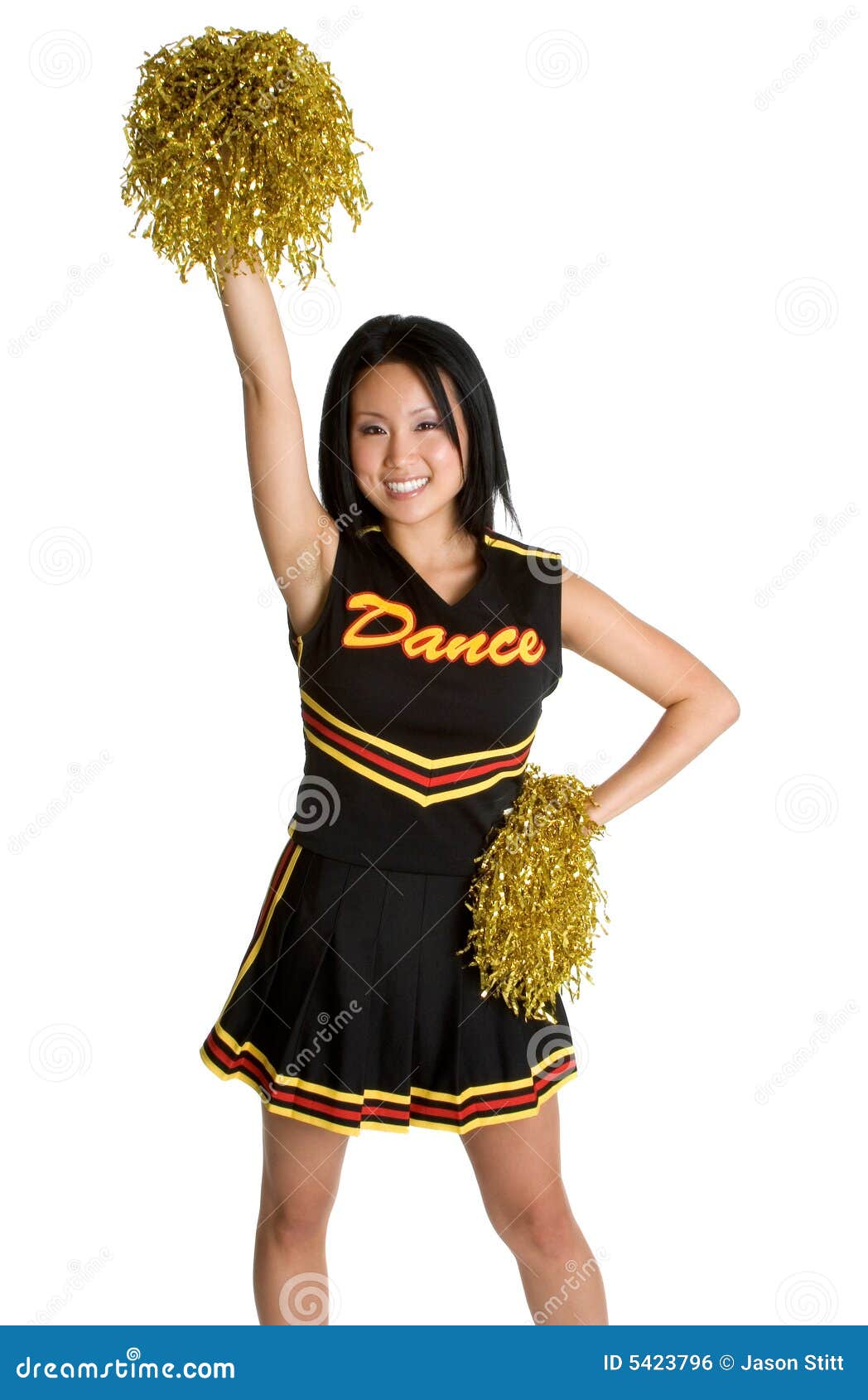 Animadora asiática foto de archivo. Imagen de persona - 5423796