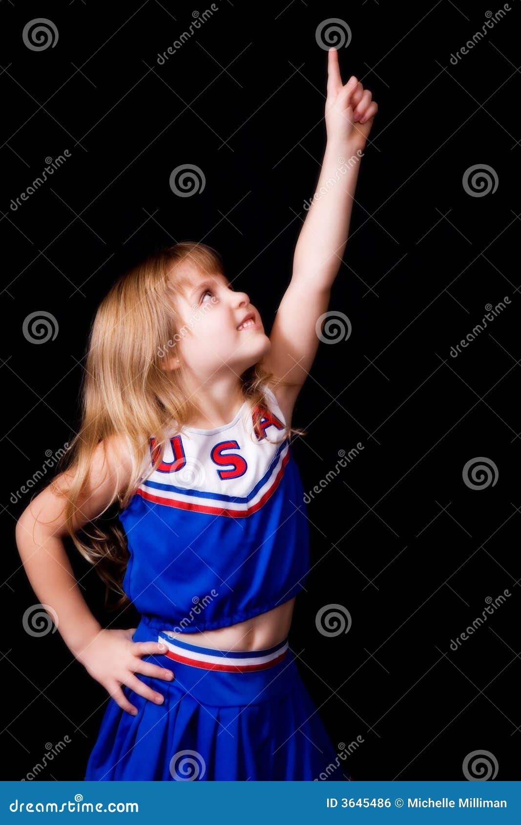 Animadora joven foto de archivo. Imagen de sonrisa, traje - 3645486