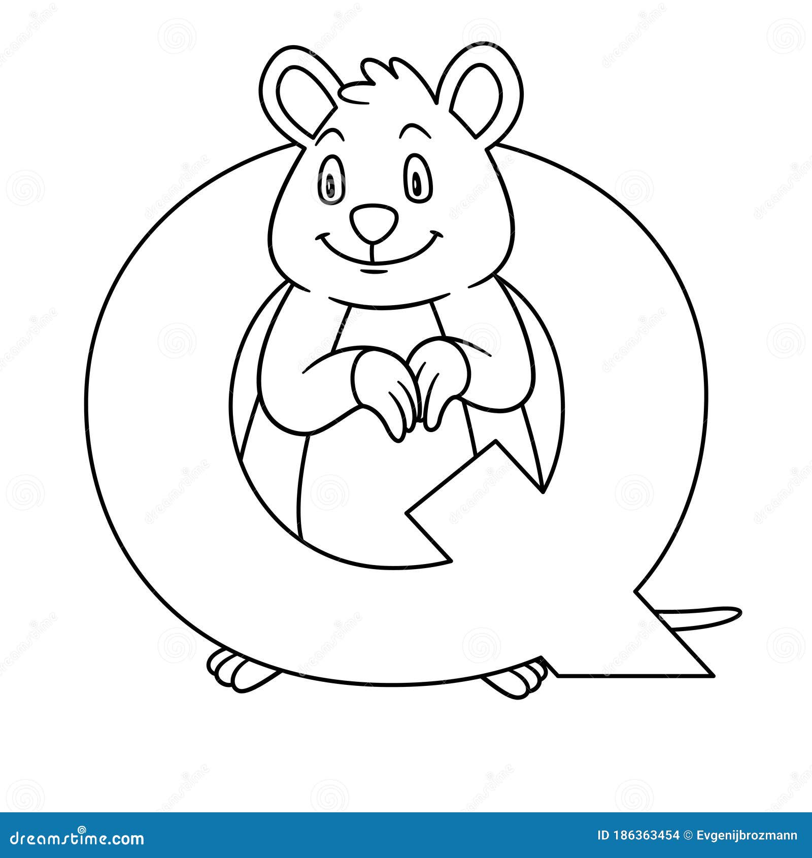 Animal Alphabet. Capital Letter Q, Quokka. Illustration Stock Vector ...