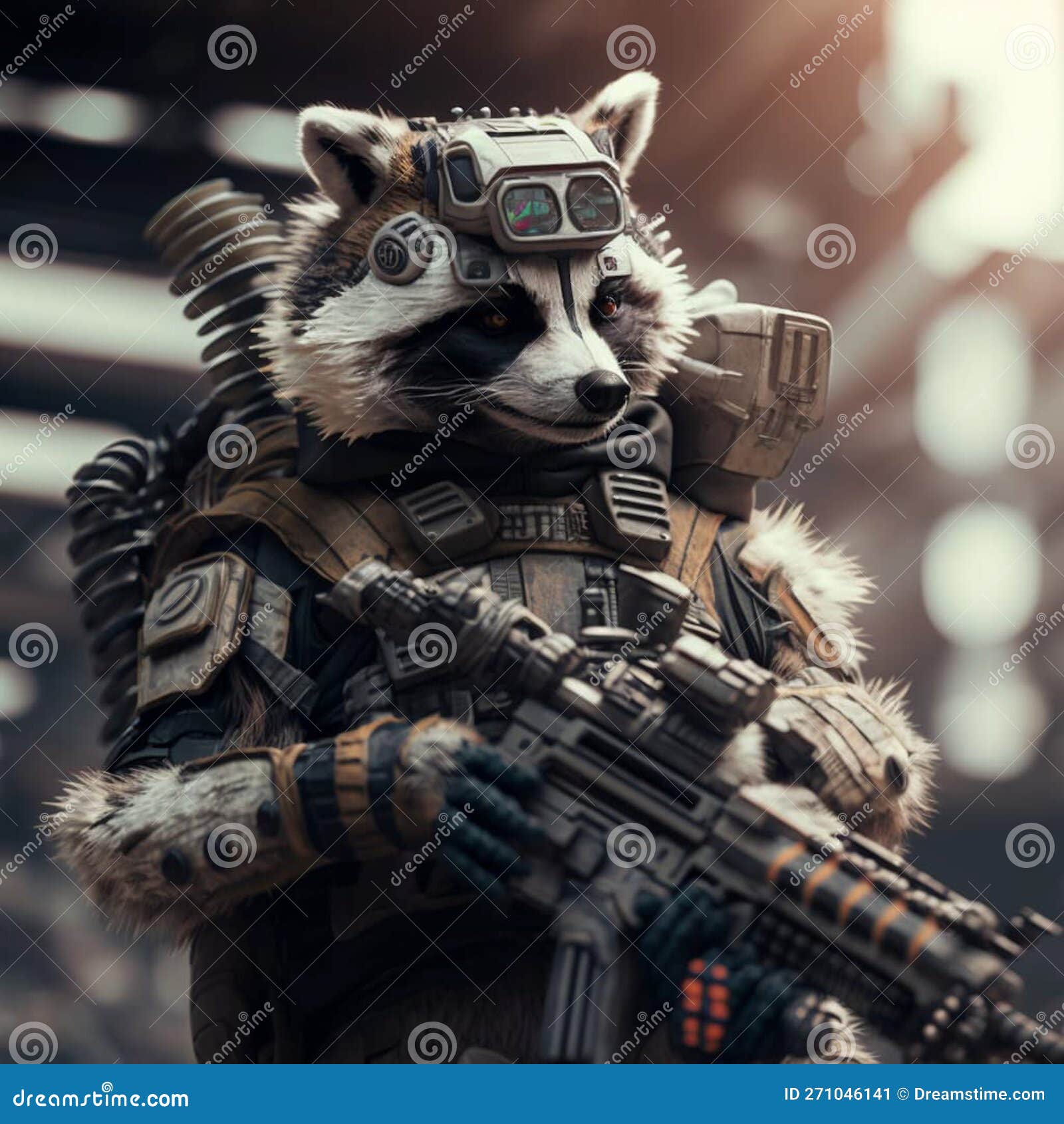 A animal with armor war stock image. Image of weapon - 271046141