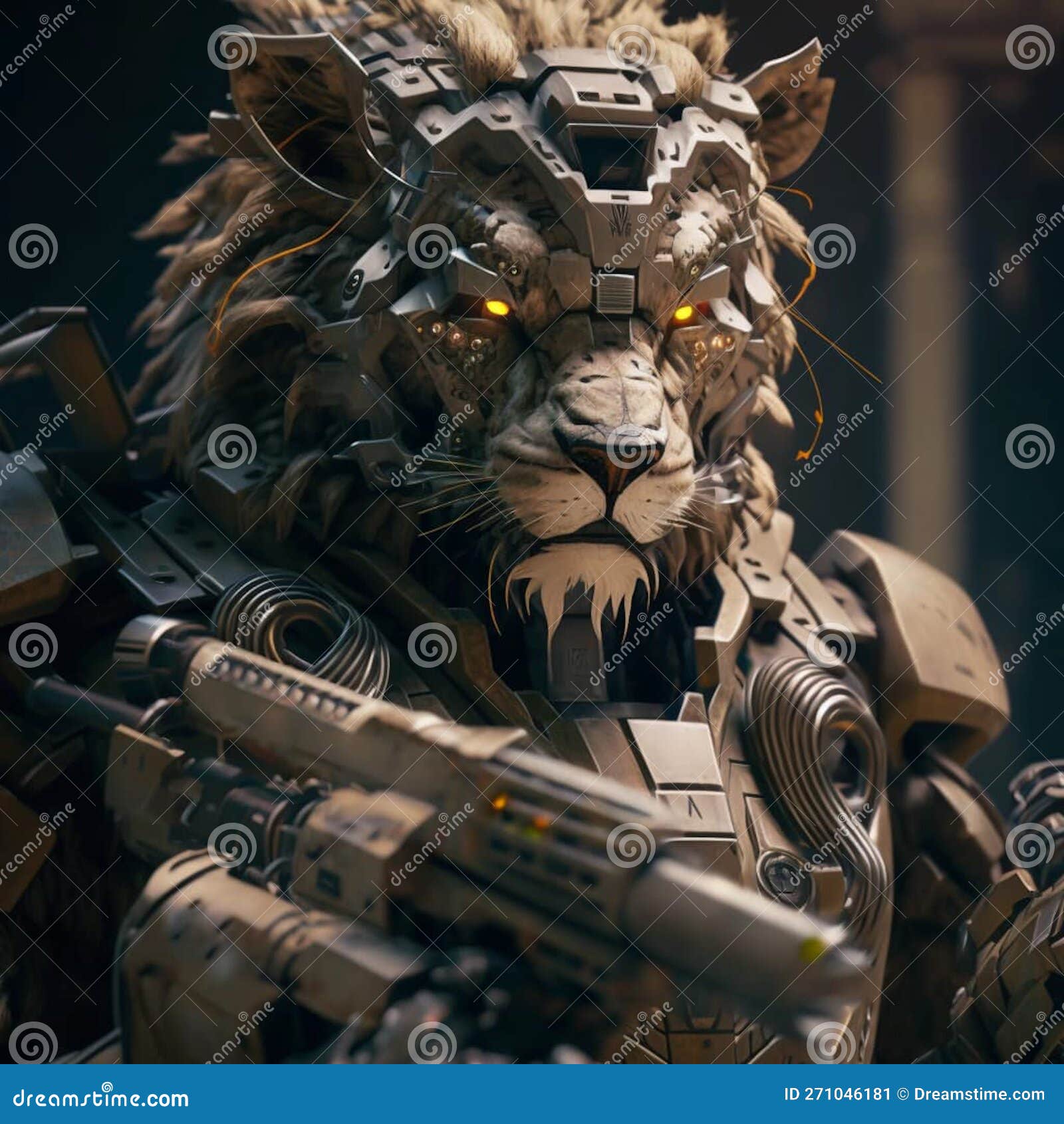 A animal with armor war stock illustration. Illustration of iron ...