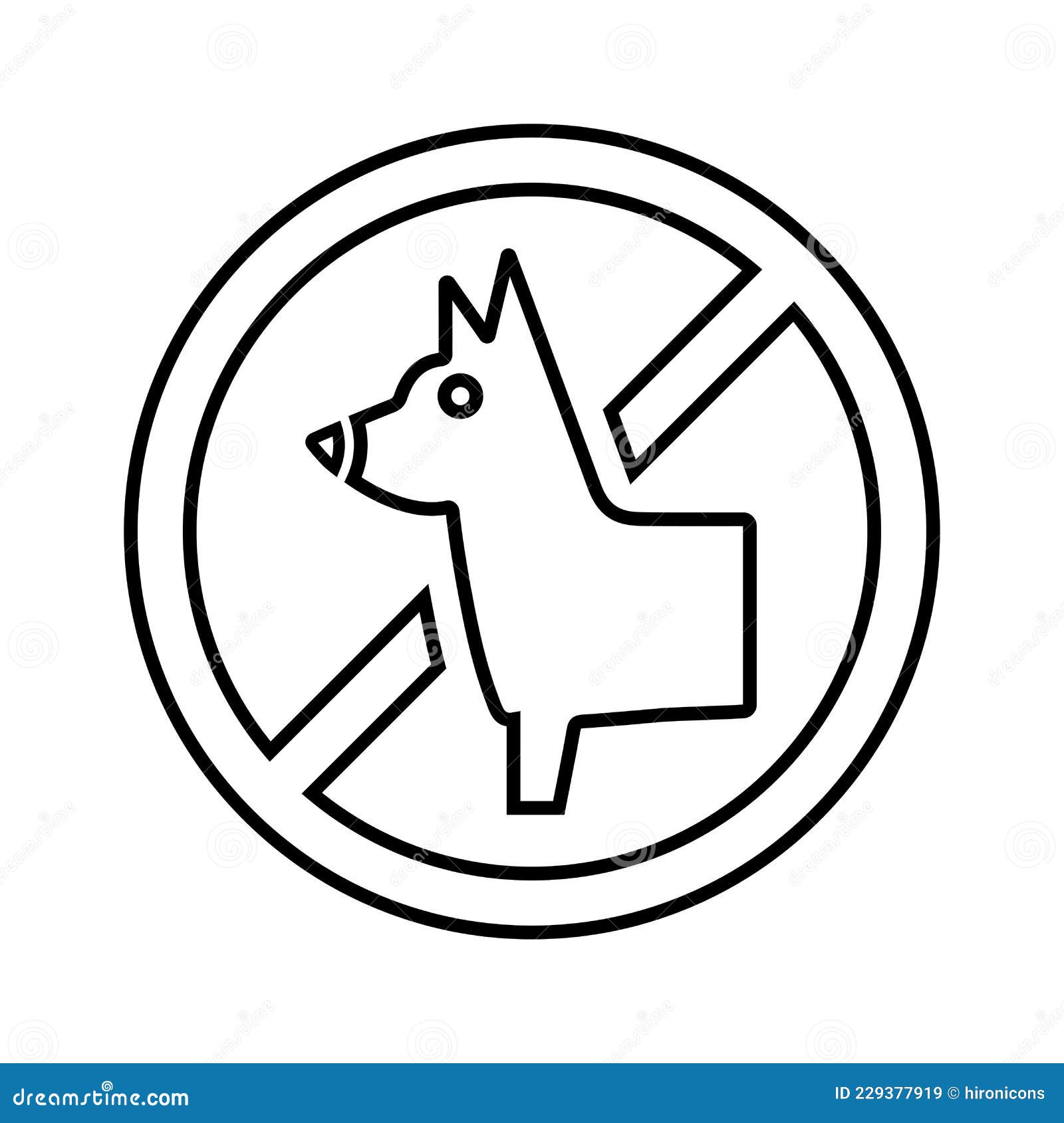 Avoid Icon Vector From Risk Management Collection. Thin Line Avoid ...