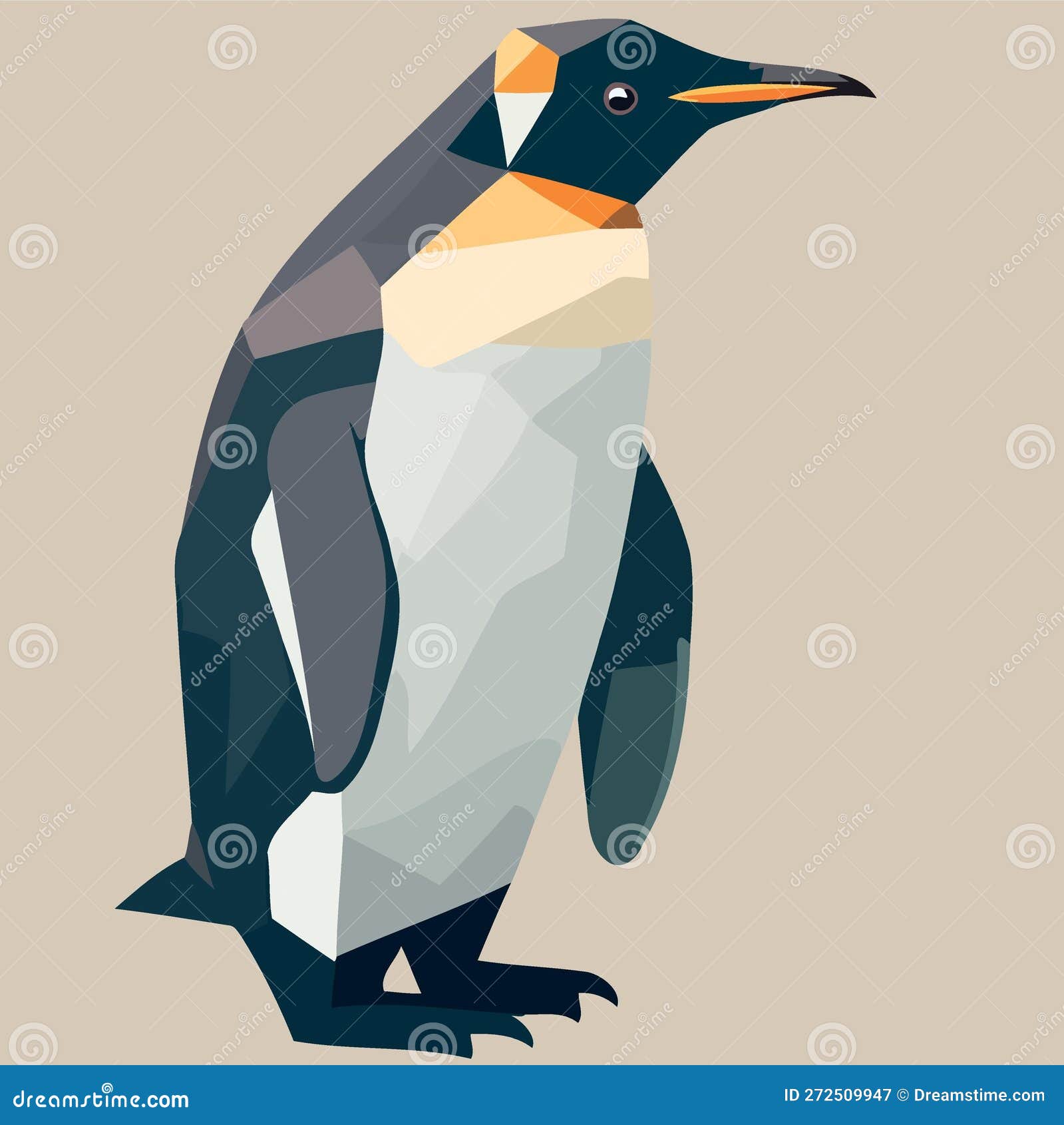 Animal Bird Common Blue Penguin Stock Vector - Illustration of ...
