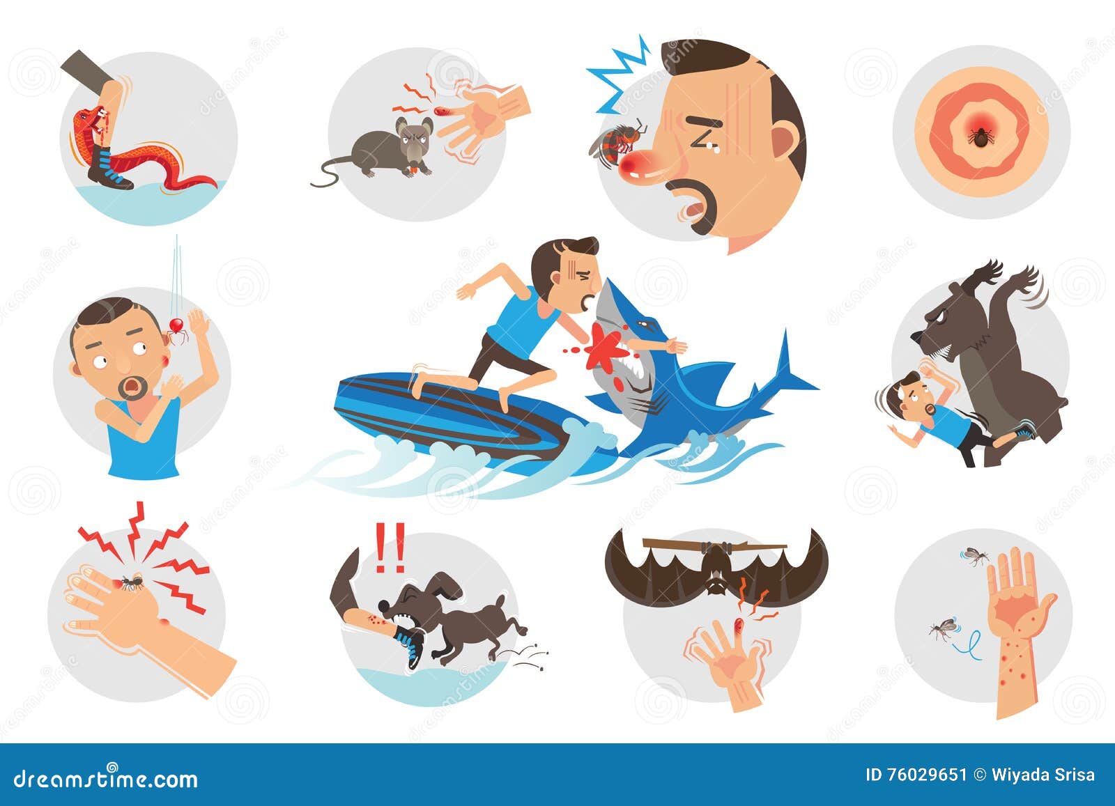 Lip Bite Cartoon Funny