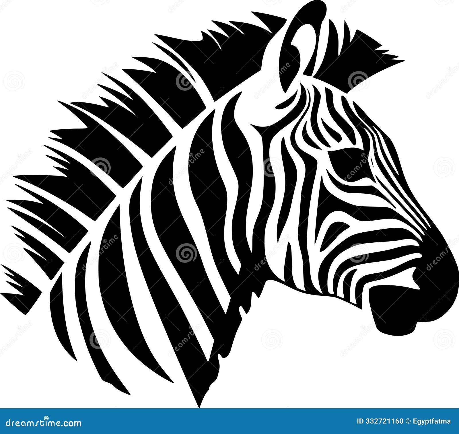 Animal - Black and White Isolated Icon - Vector Illustration Stock ...