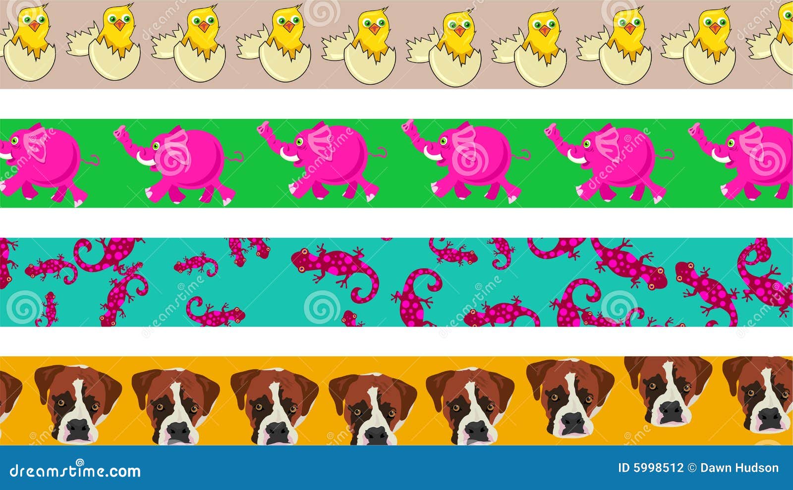 Animal borders stock illustration. Illustration of pets - 5998512