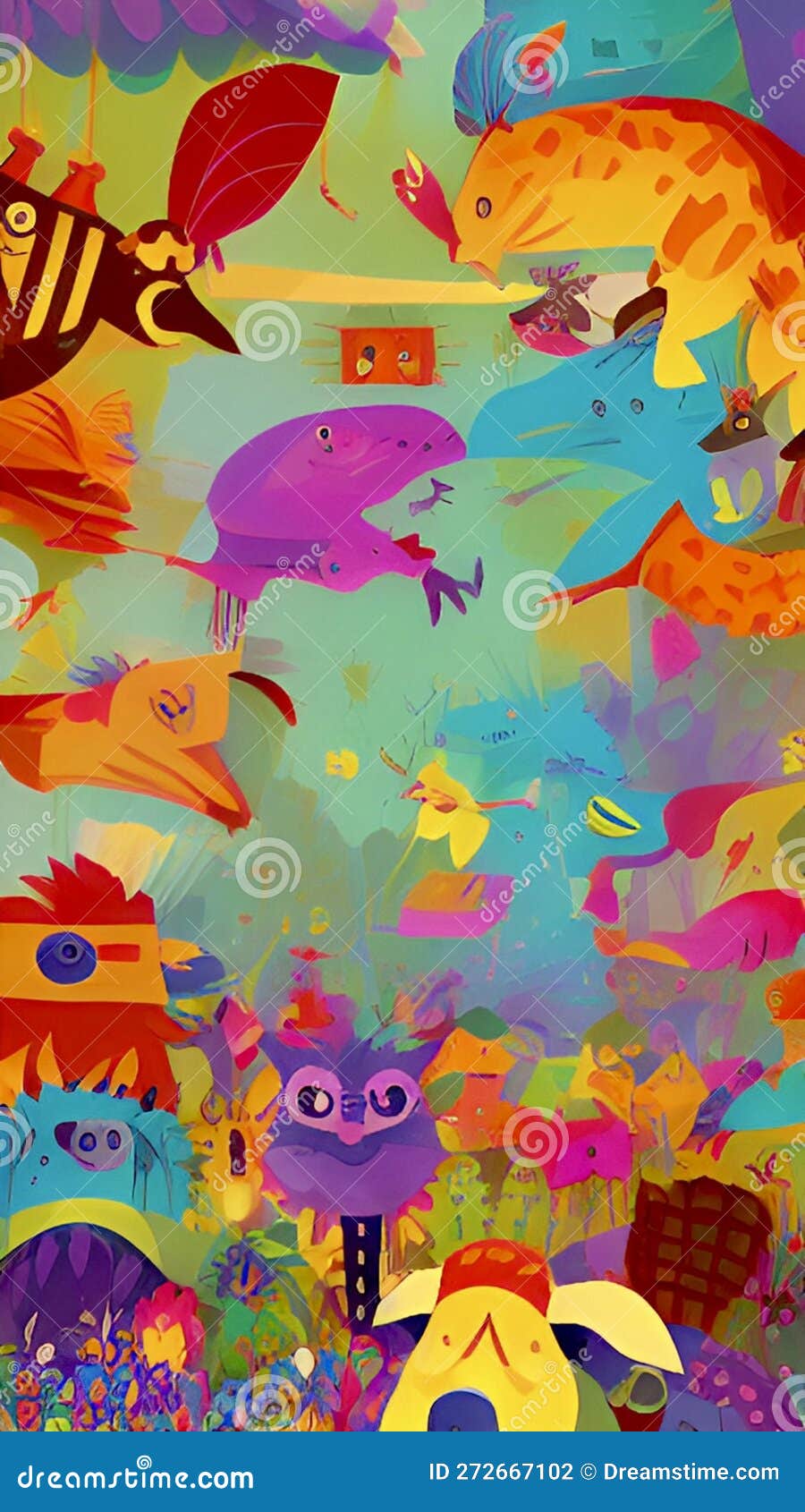 Animal Carnival stock illustration. Illustration of animal - 272667102