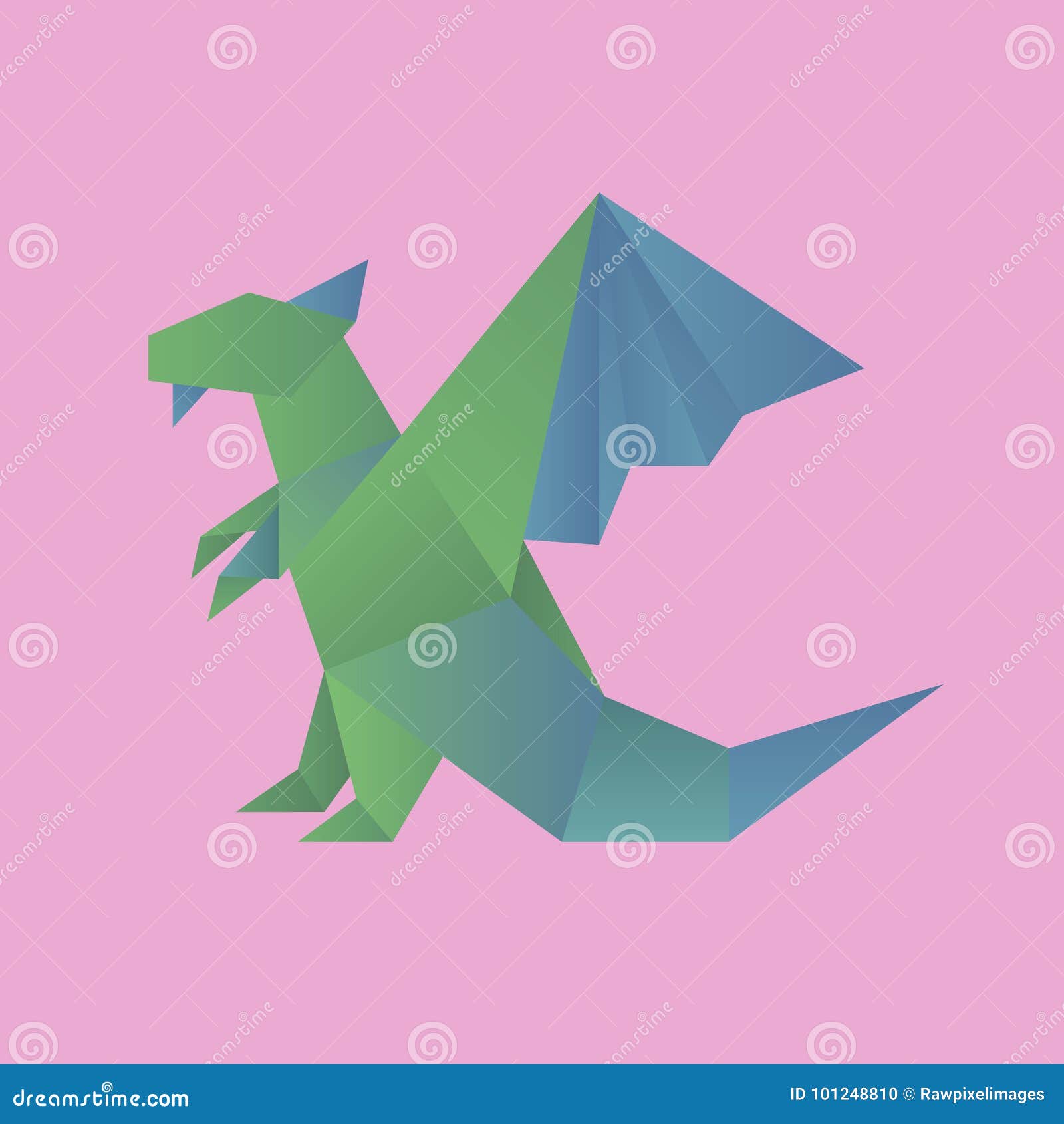 Animal Cartoon Origami Icon Vector Stock Vector - Illustration of ...