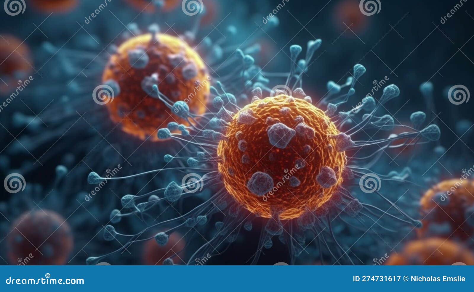 Animal Cell Eukaryote Background Wallpaper for PowerPoint and ...