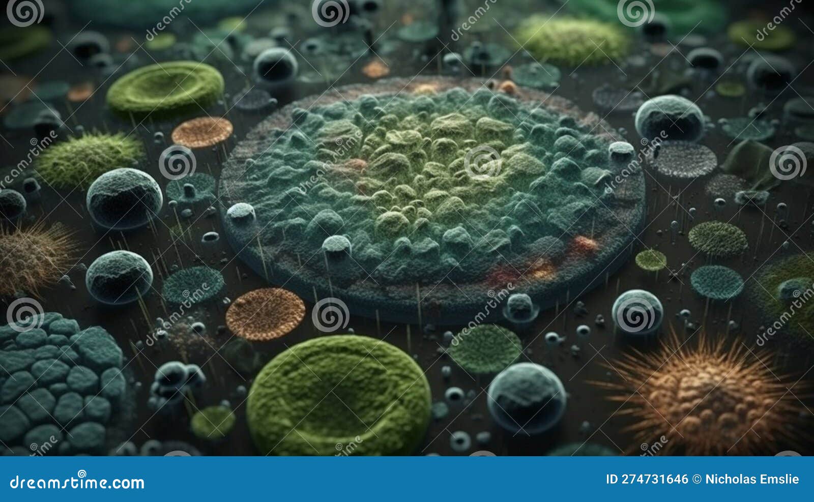Animal Cell Eukaryote Background Wallpaper For PowerPoint And ...