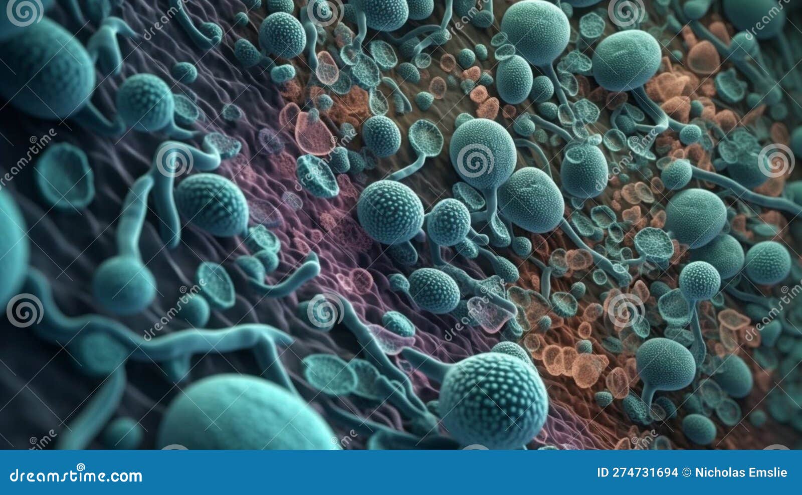 Animal Cell Eukaryote Background Wallpaper For PowerPoint And ...