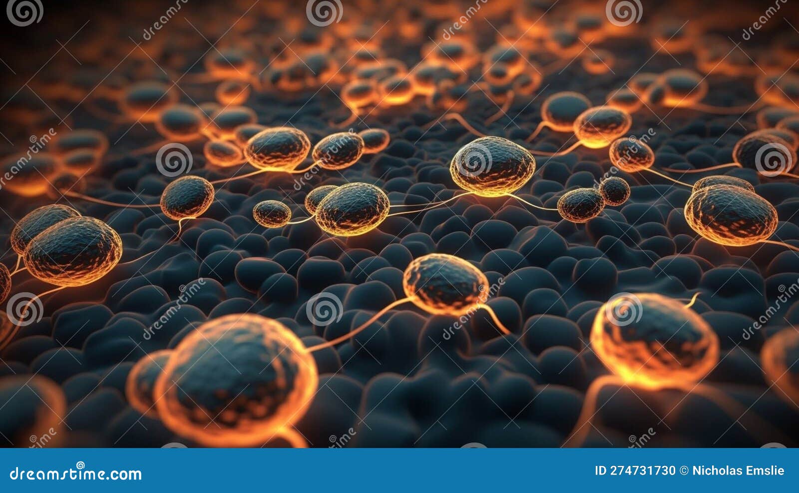 Animal Cell Eukaryote Background Wallpaper for PowerPoint and ...