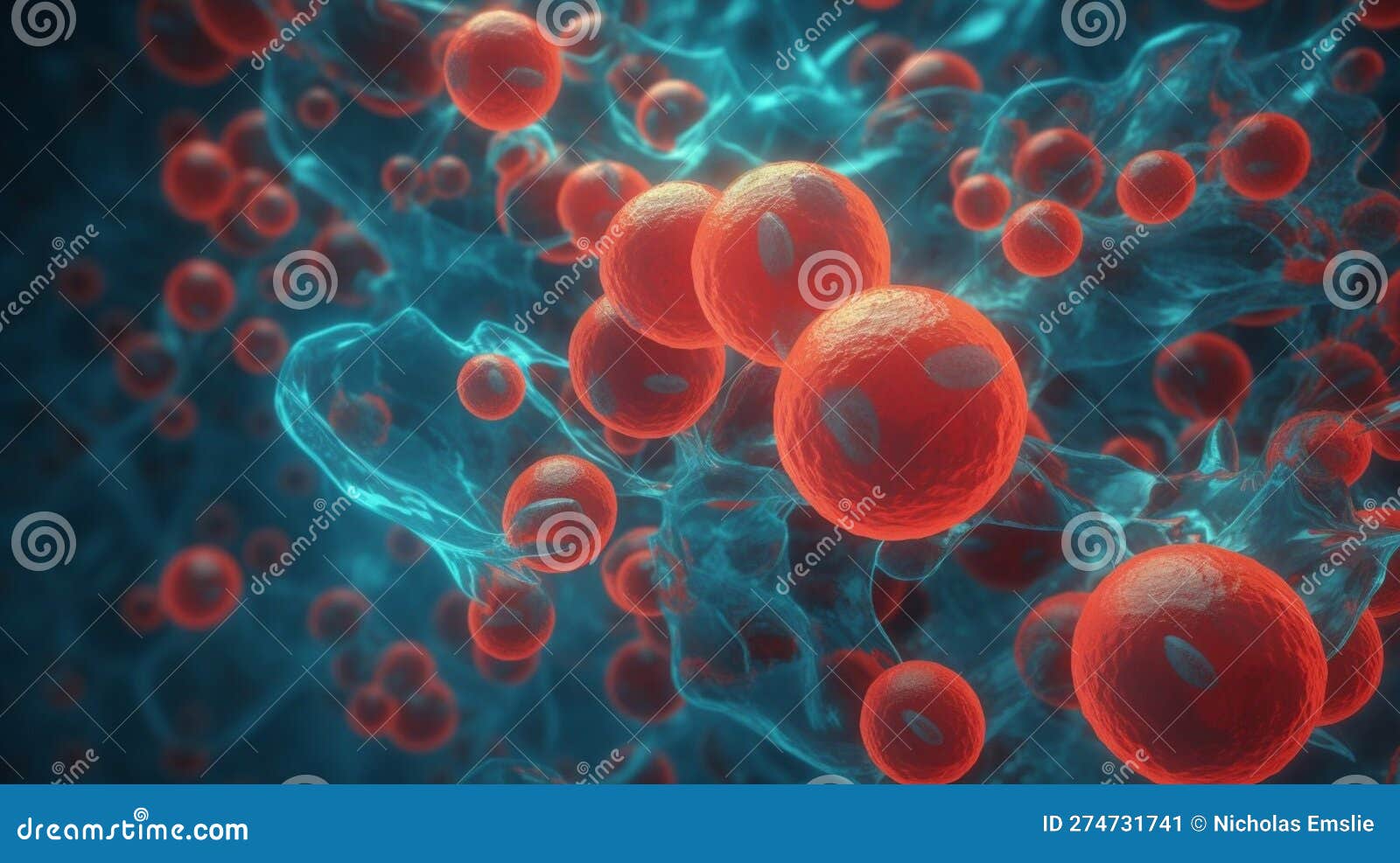 Animal Cell Eukaryote Background Wallpaper For PowerPoint And ...