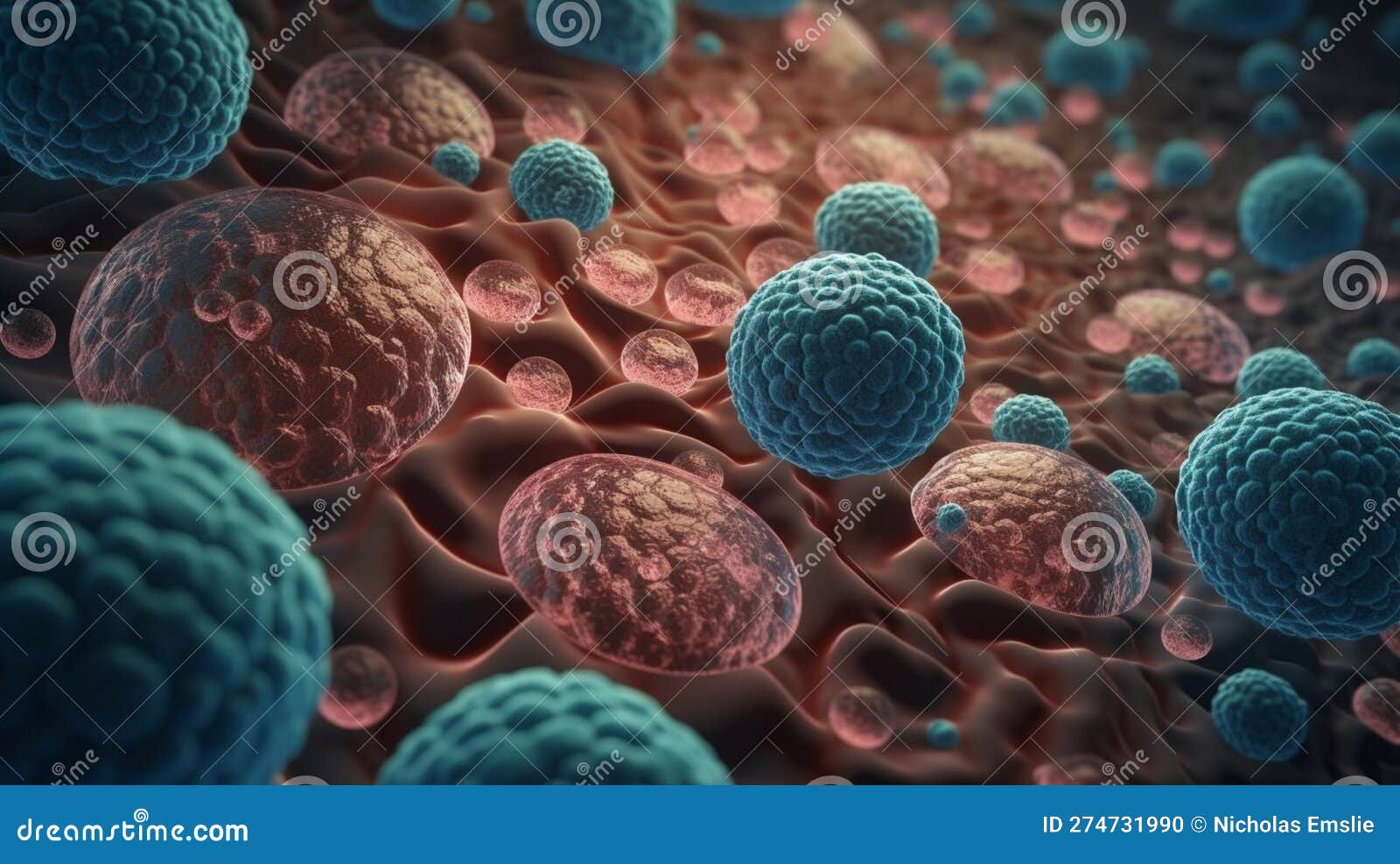 Animal Cell Eukaryote Background Wallpaper for PowerPoint and ...