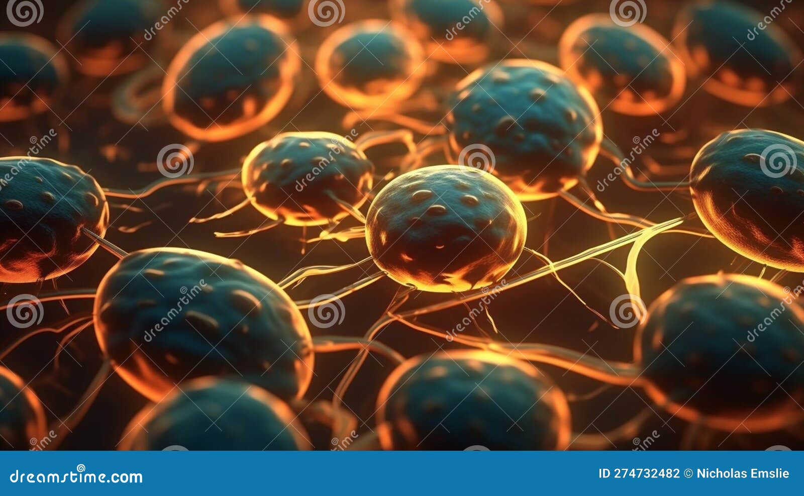 Animal Cell Eukaryote Background Wallpaper for PowerPoint and ...