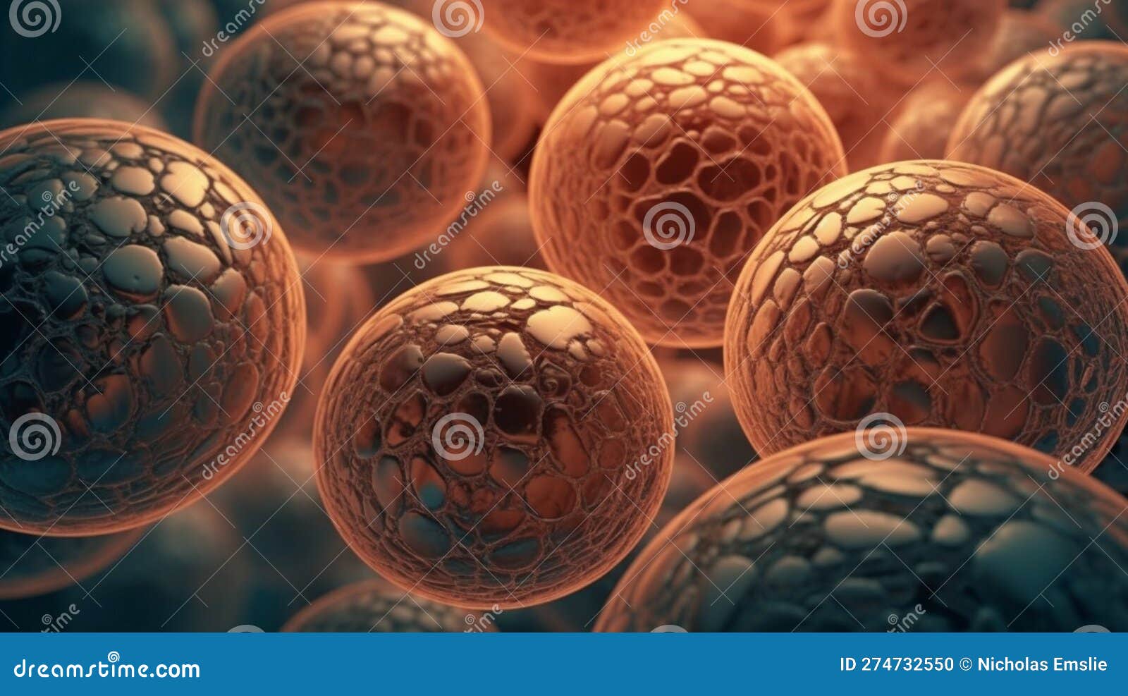 Animal Cell Eukaryote Background Wallpaper For PowerPoint And ...
