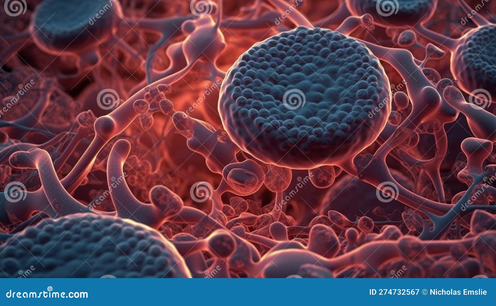 Animal Cell Eukaryote Background Wallpaper for PowerPoint and ...