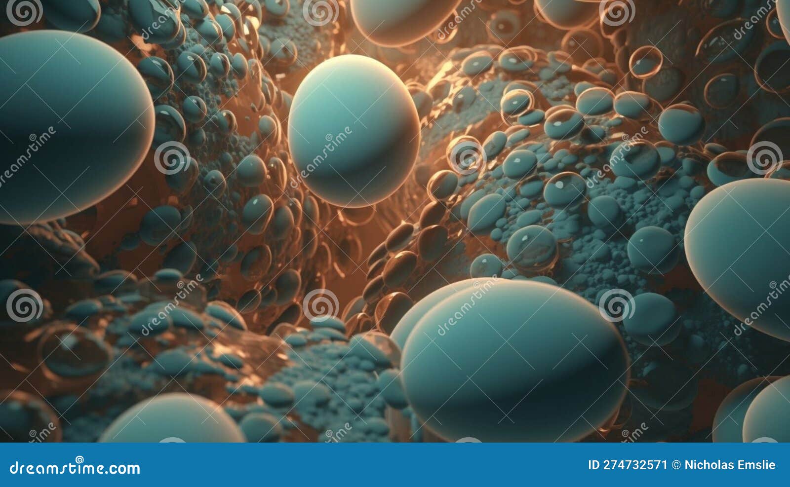 Animal Cell Eukaryote Background Wallpaper For PowerPoint And ...