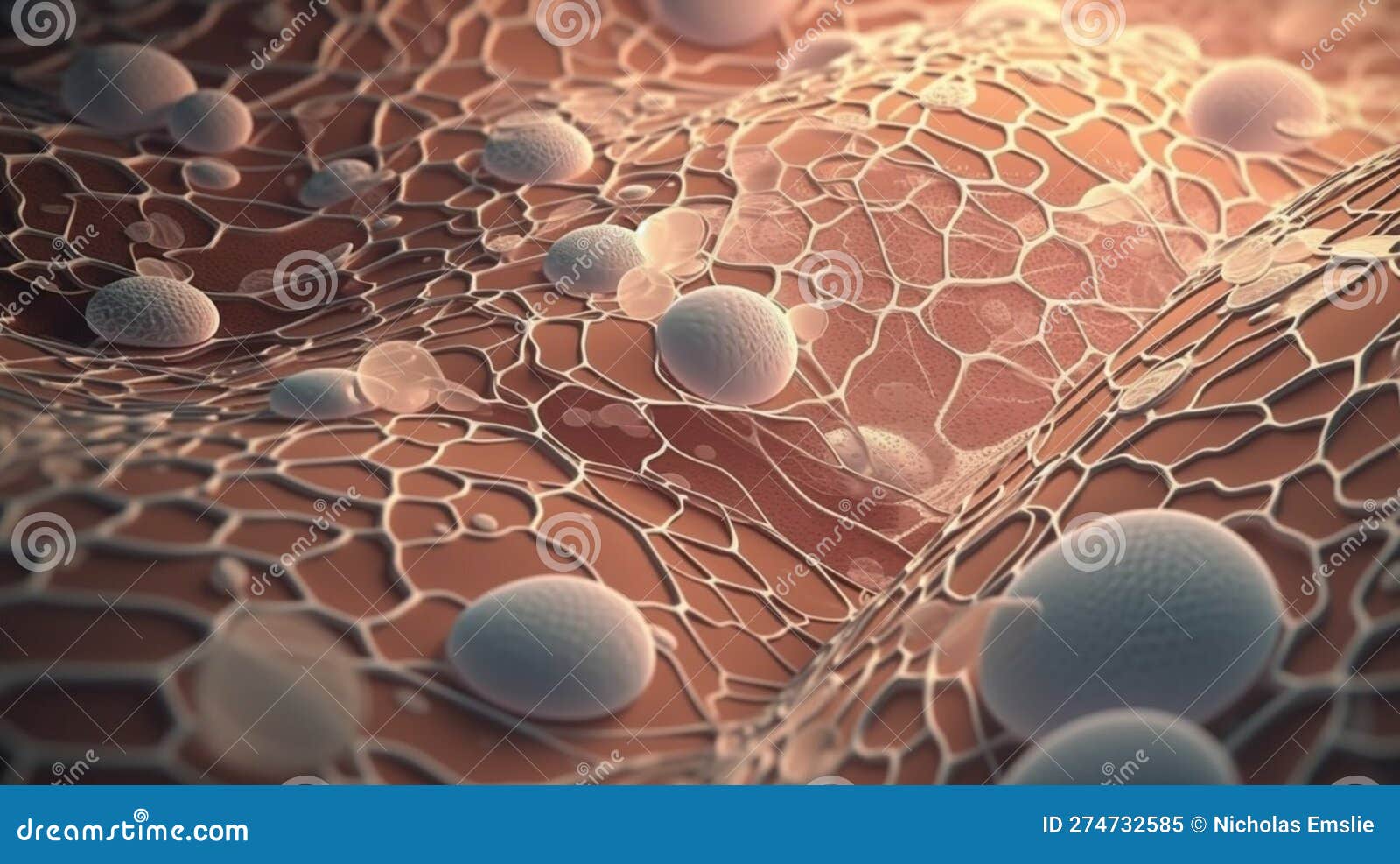 Animal Cell Eukaryote Background Wallpaper For PowerPoint And ...