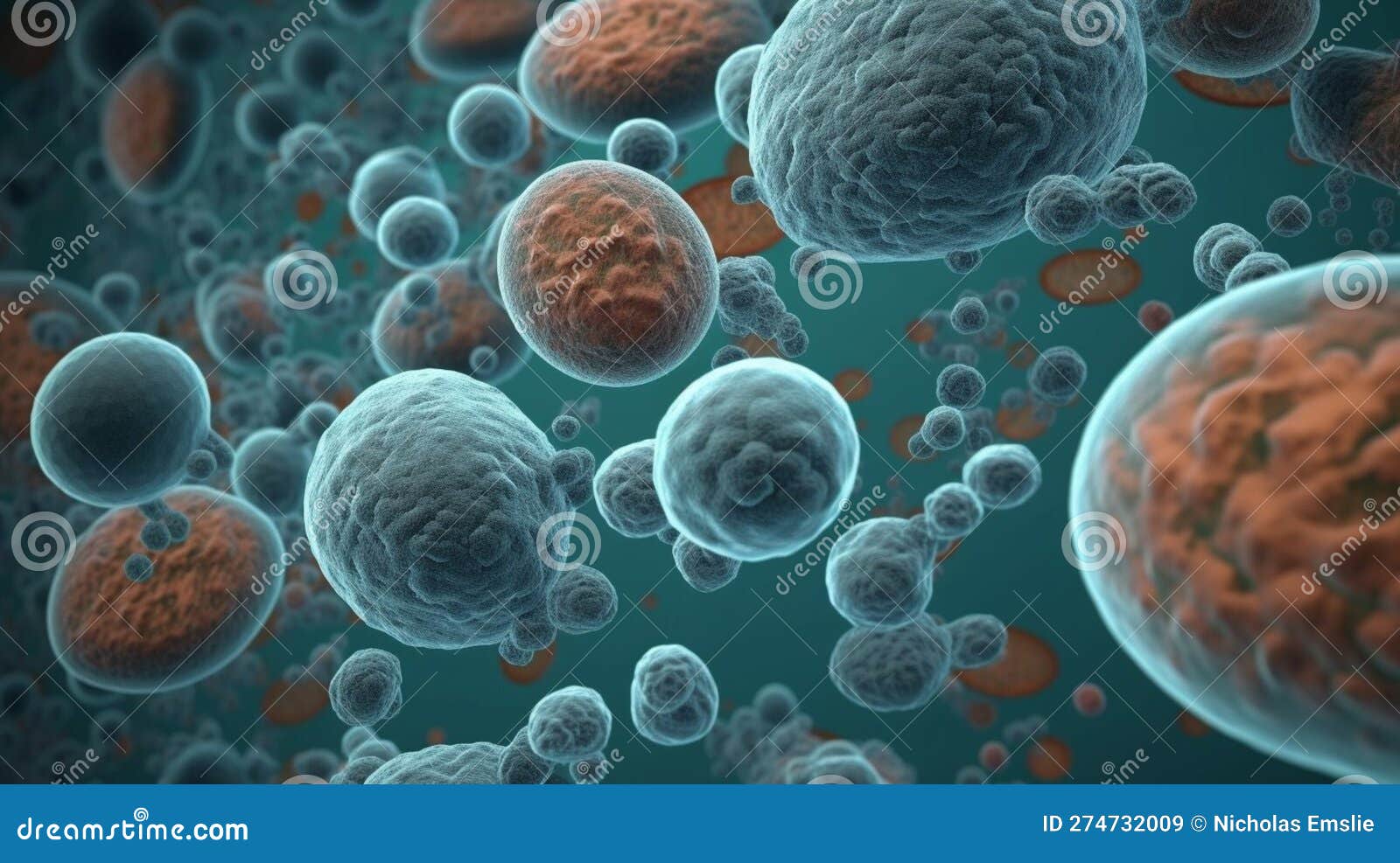 Animal Cell Eukaryote Background Wallpaper For PowerPoint And ...