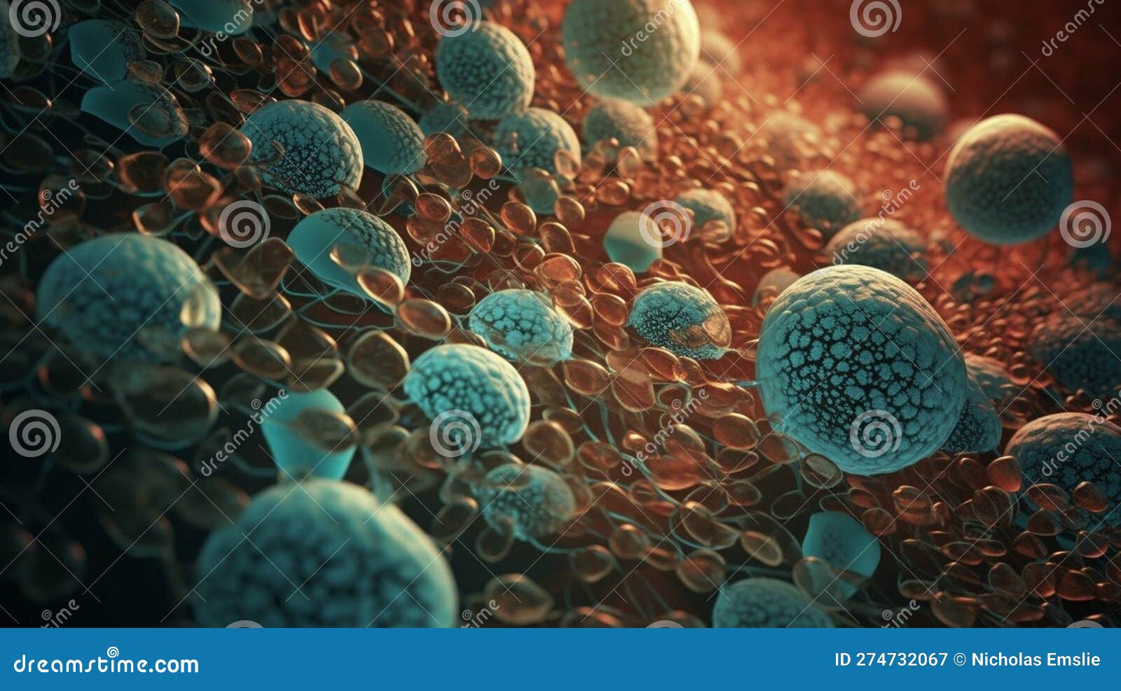 Animal Cell Eukaryote Background Wallpaper for PowerPoint and ...