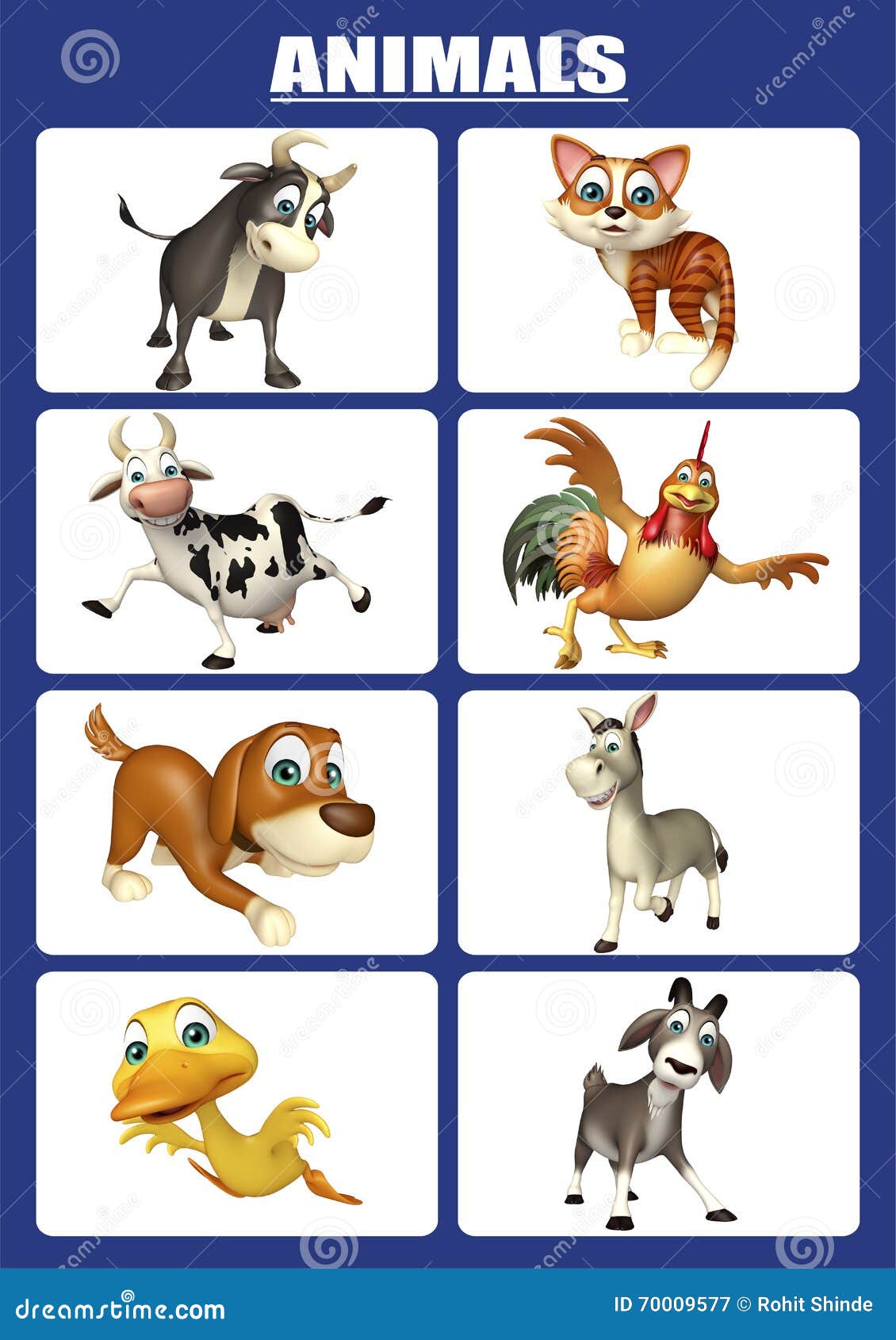 Pet Animal Chart Royalty-Free Illustration | CartoonDealer.com #70062258