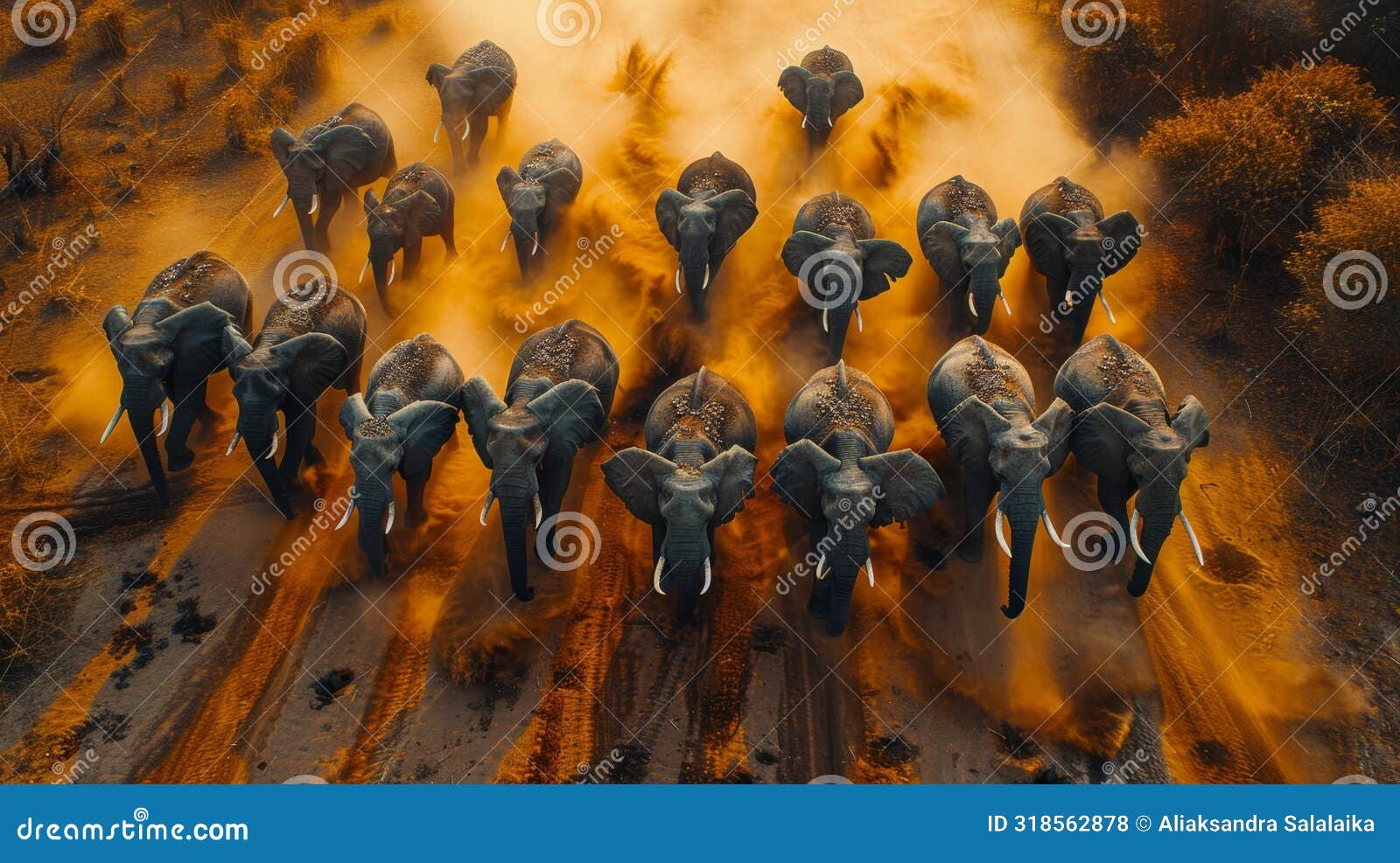 Animal Conservation Efforts, Elephants Marching in Unison a Remarkable ...