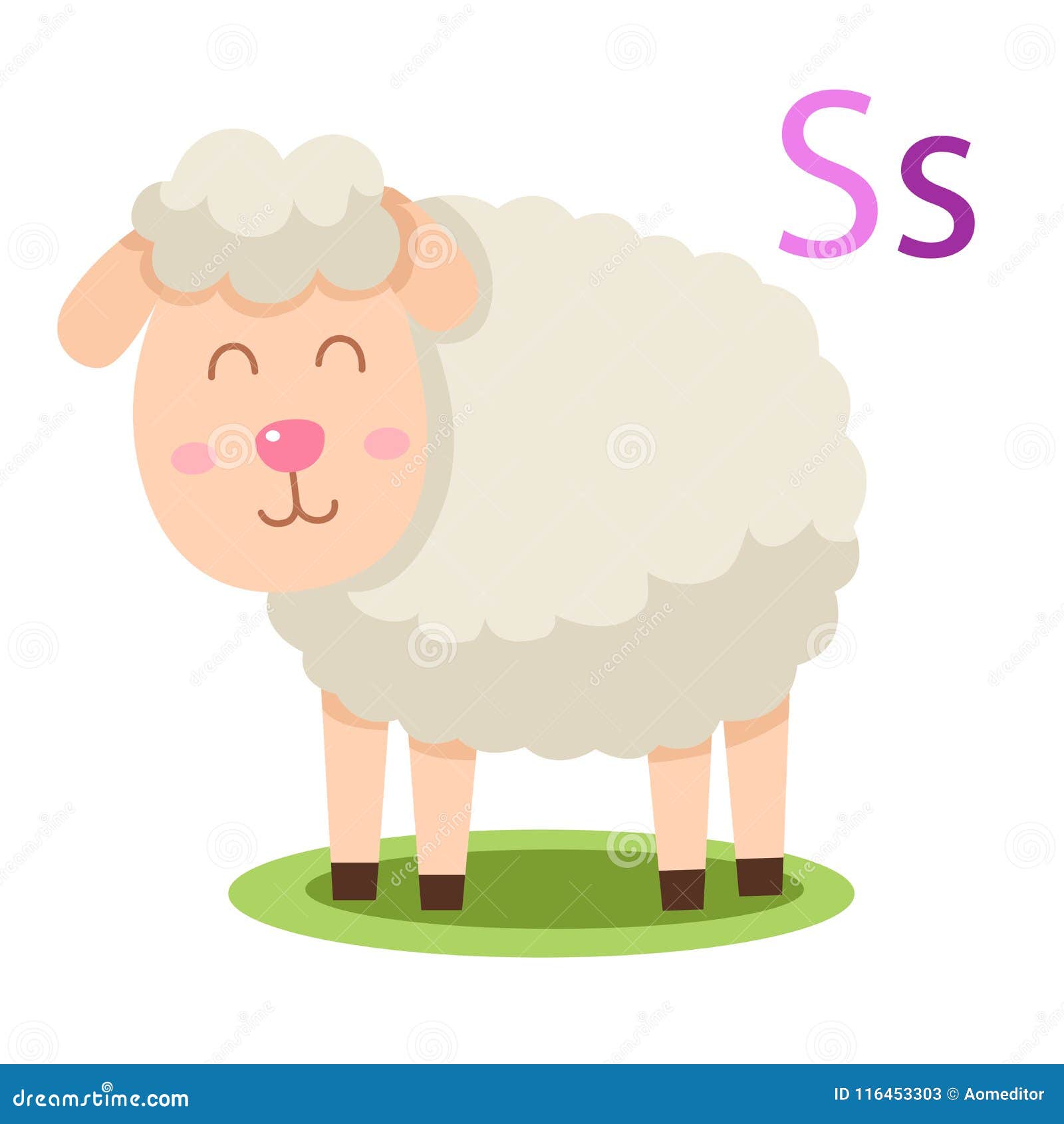 Animal Del Vector Del Alfabeto De S Ilustración del Vector ...