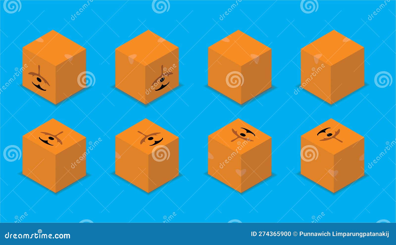 Animal Dice 3D Character Animal Dog Chow Chow Cartoon Vector Stock ...