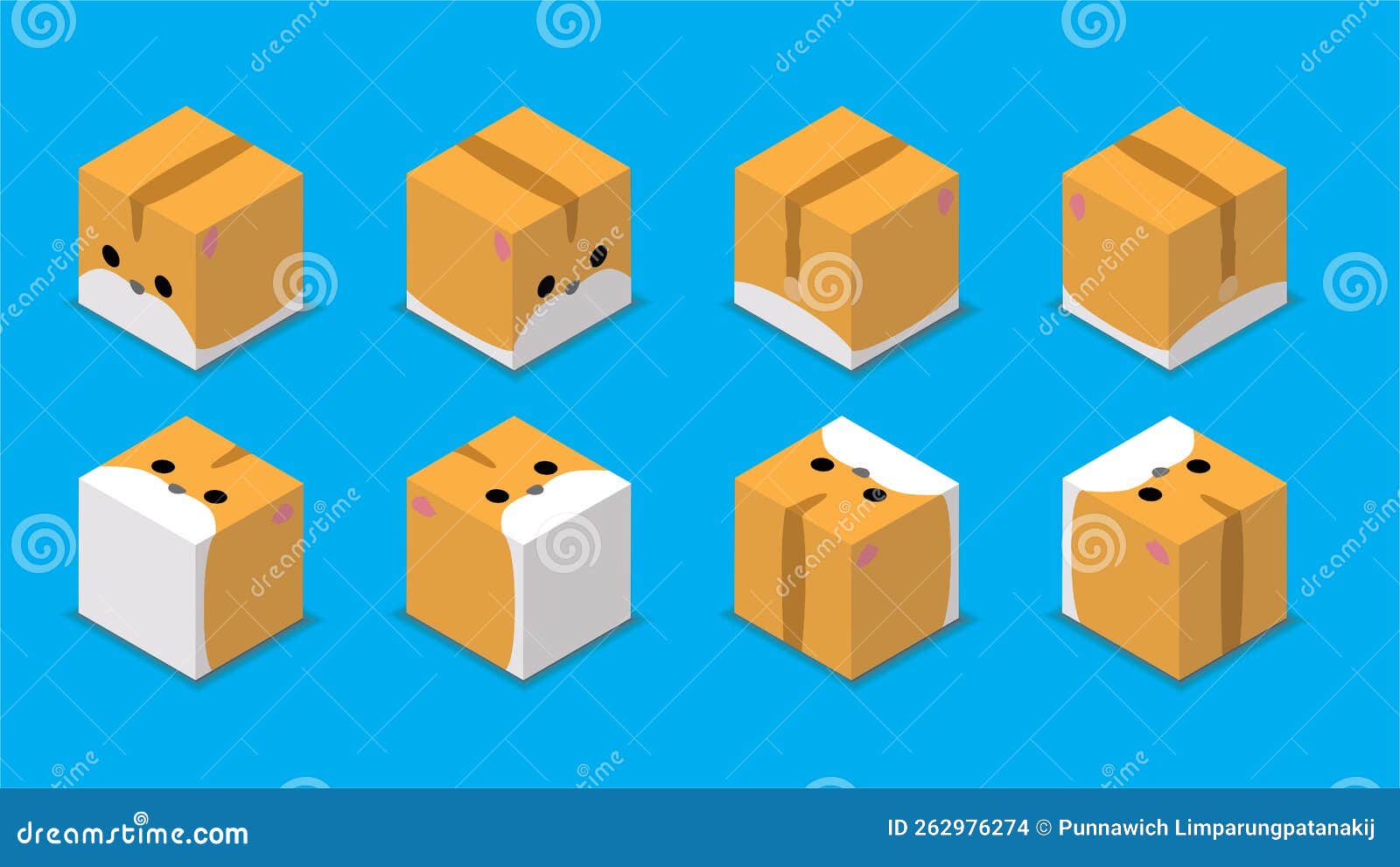 Animal Dice 3D Character Animal Hamster Cartoon Vector Stock Vector ...