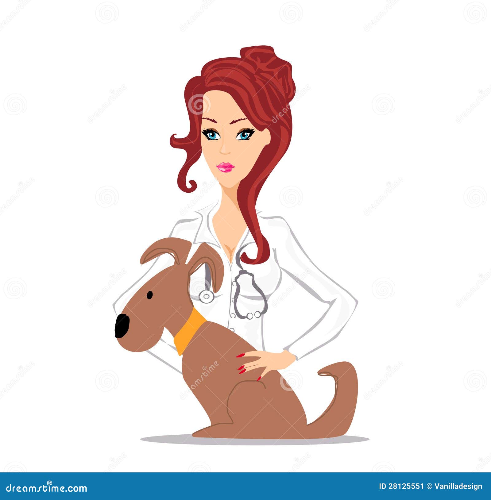 Animal doctor stock vector. Illustration of christian - 28125551