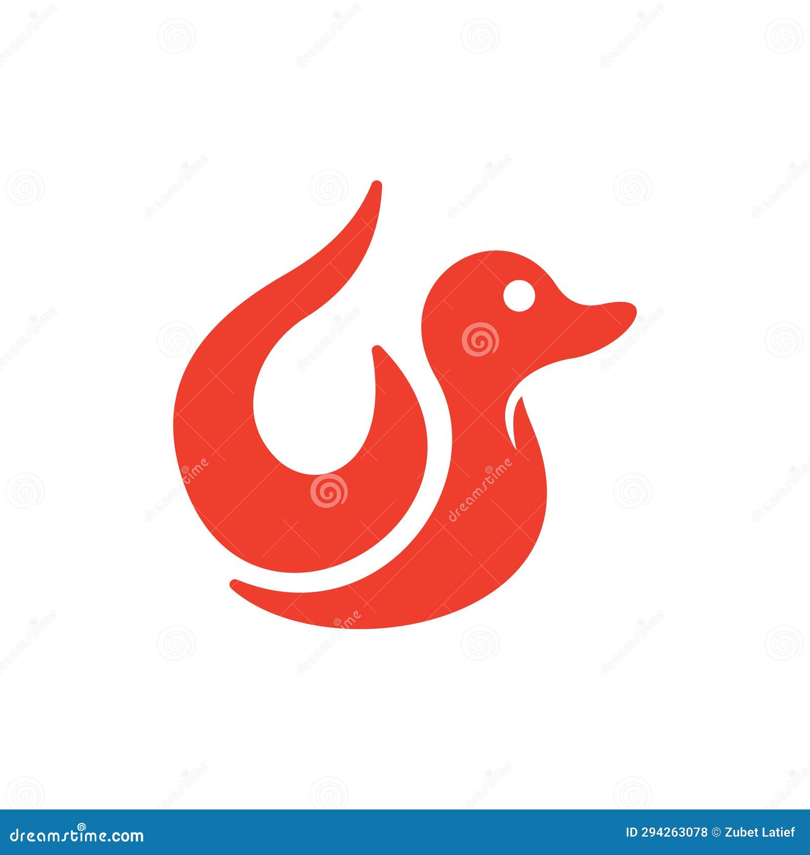 Duck Fire Vector | CartoonDealer.com #99477027