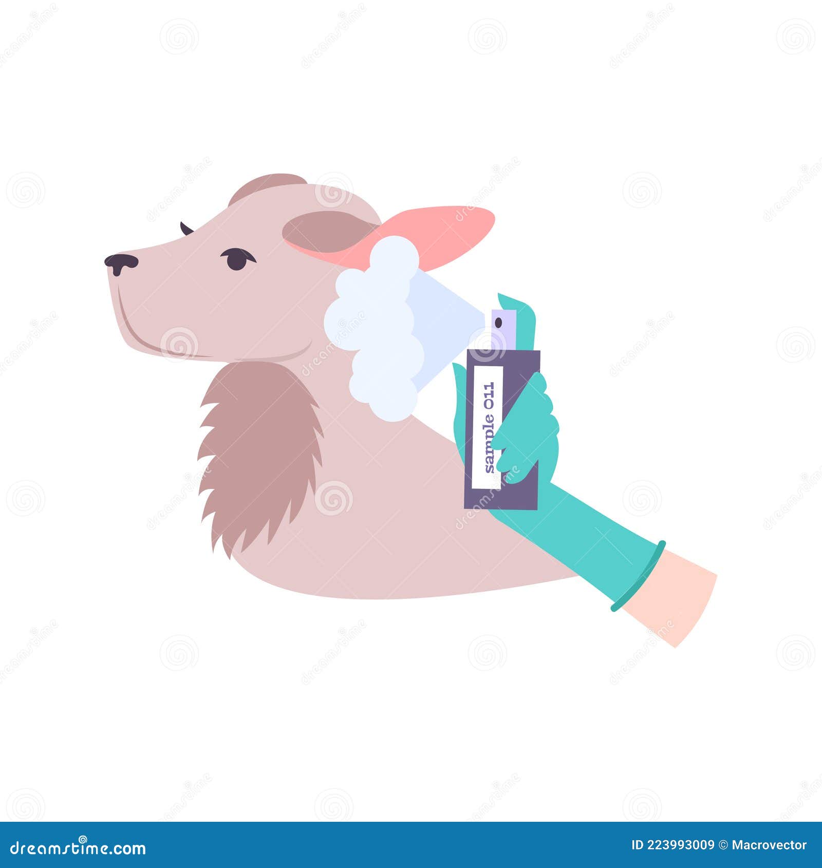 Animal Experiments Icon stock vector. Illustration of illness - 223993009