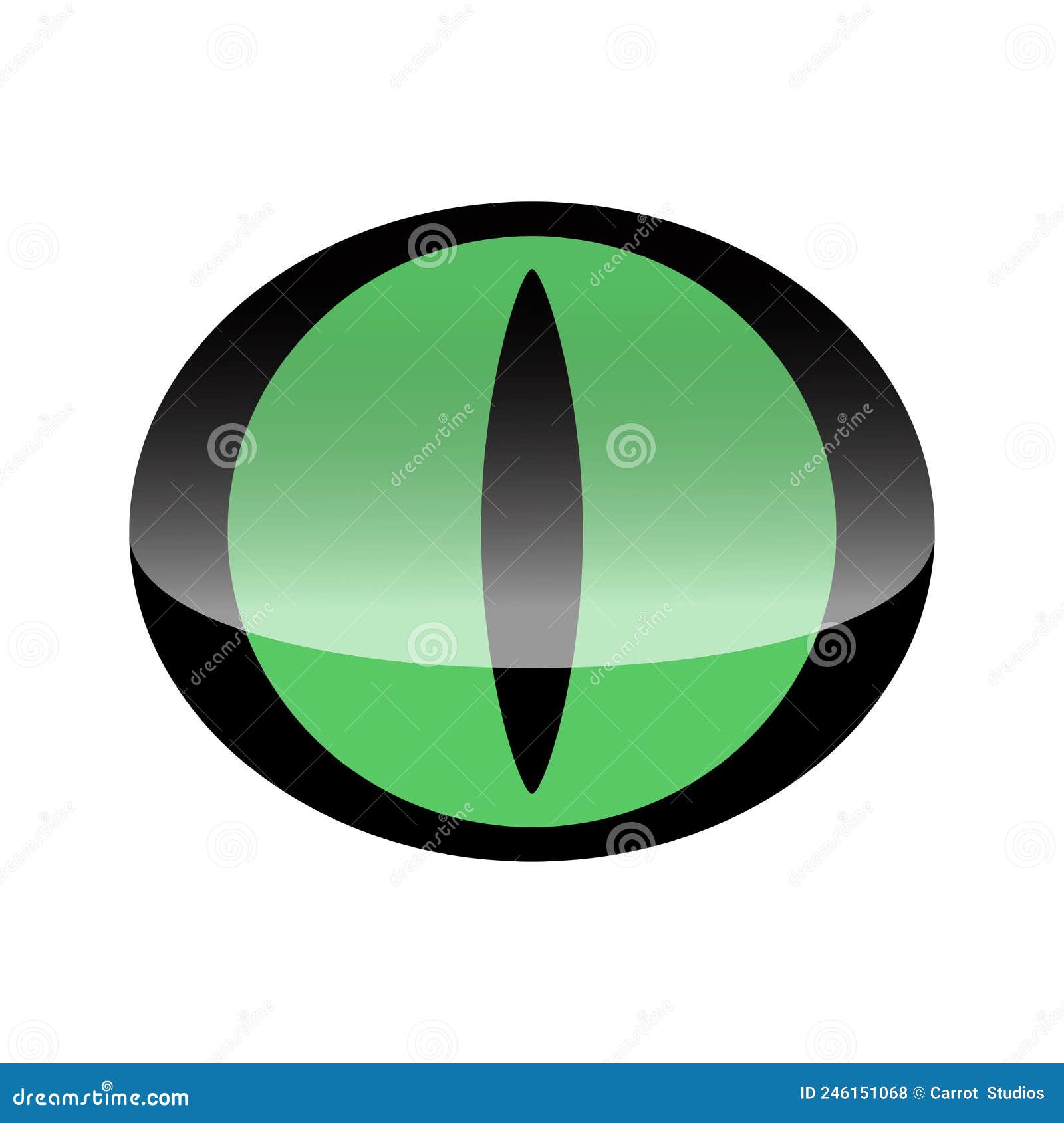 Animal eye. Vector Logo stock vector. Illustration of cute - 246151068