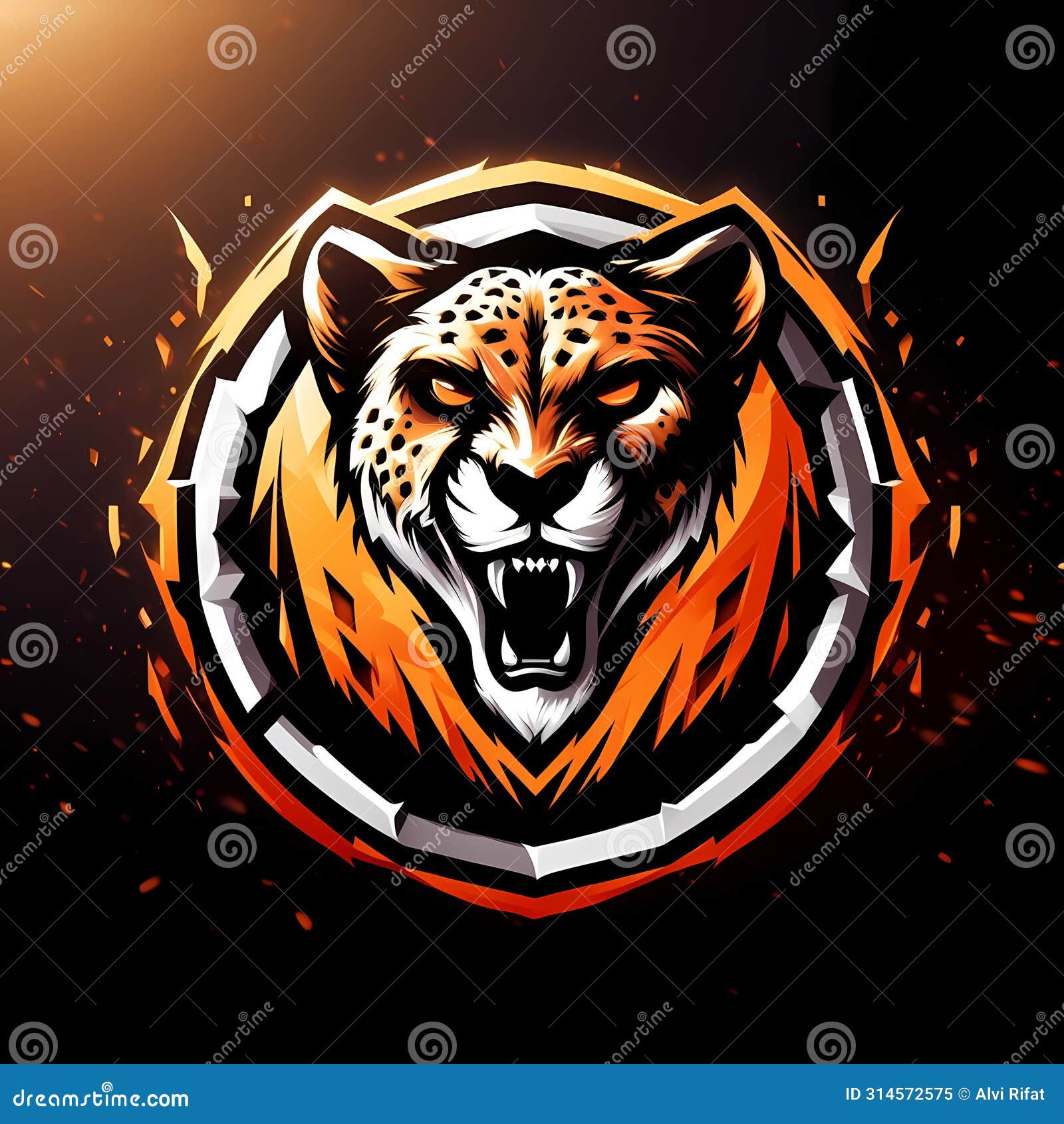 Animal Face Mascot Logo Design,image is Generated with the Use of AI ...