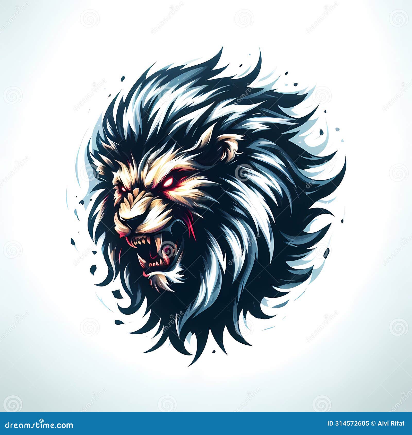 Animal Face Mascot Logo Design,image is Generated with the Use of AI ...