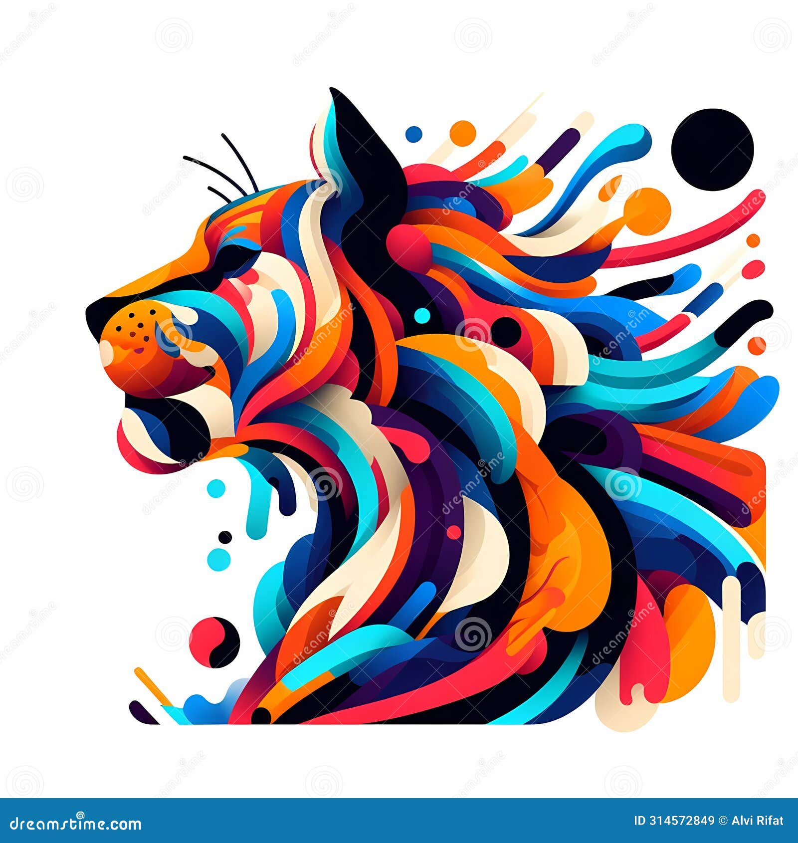 Animal Face Mascot Logo Design,image is Generated with the Use of AI ...