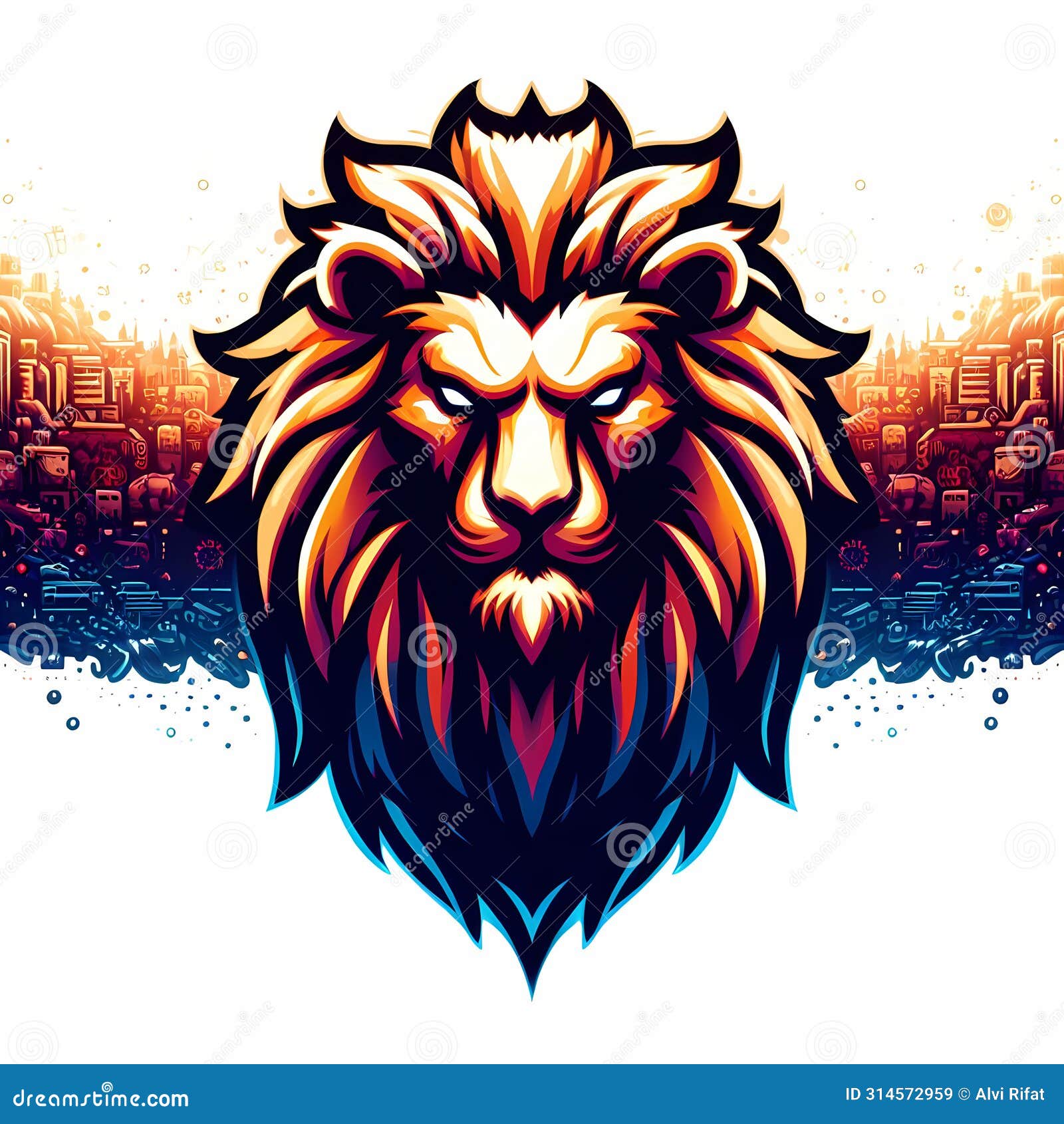 Animal Face Mascot Logo Design,image is Generated with the Use of AI ...