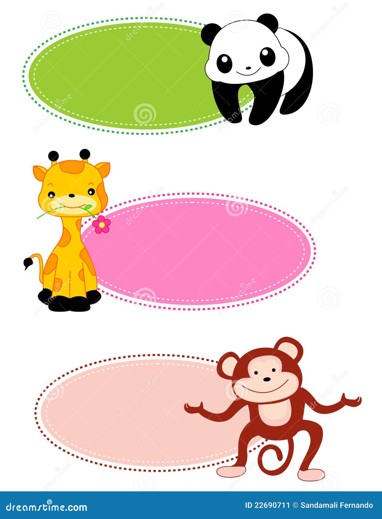 Animal Frame / Lable Stock Image - Image: 22690711