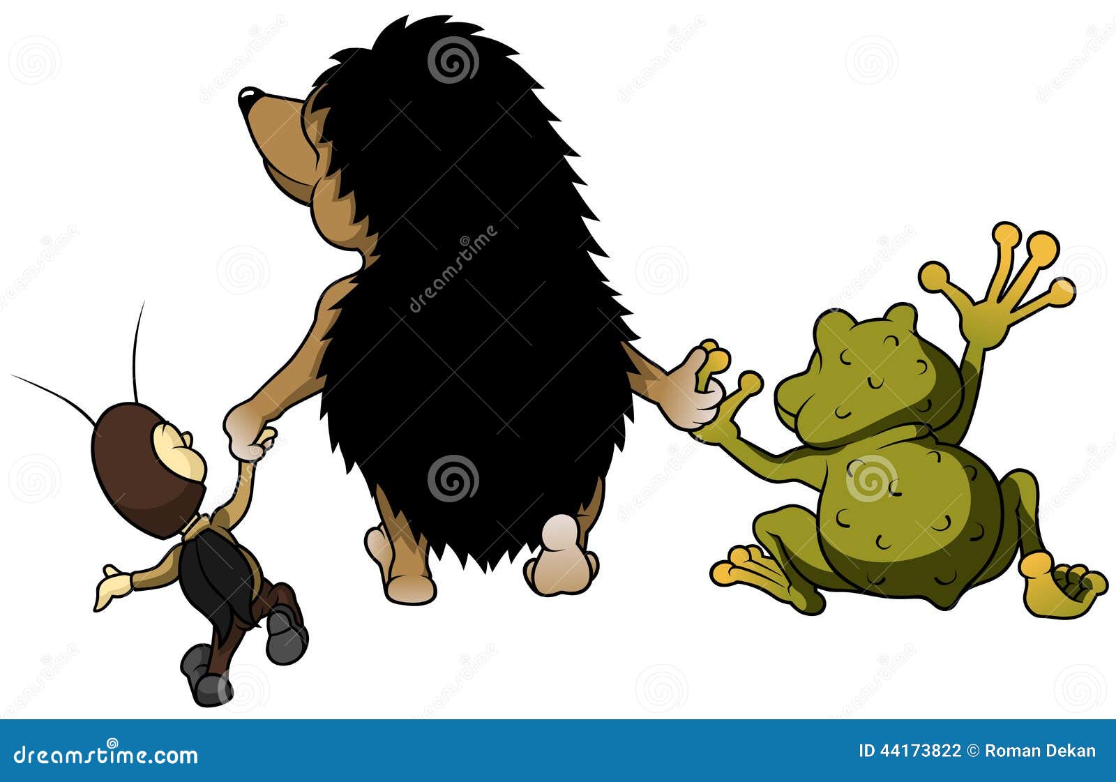 Animal Friends stock vector. Illustration of drawn, clip - 44173822