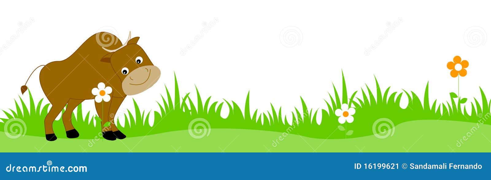 Animal Header / Border Vector Illustration | CartoonDealer.com #16189668