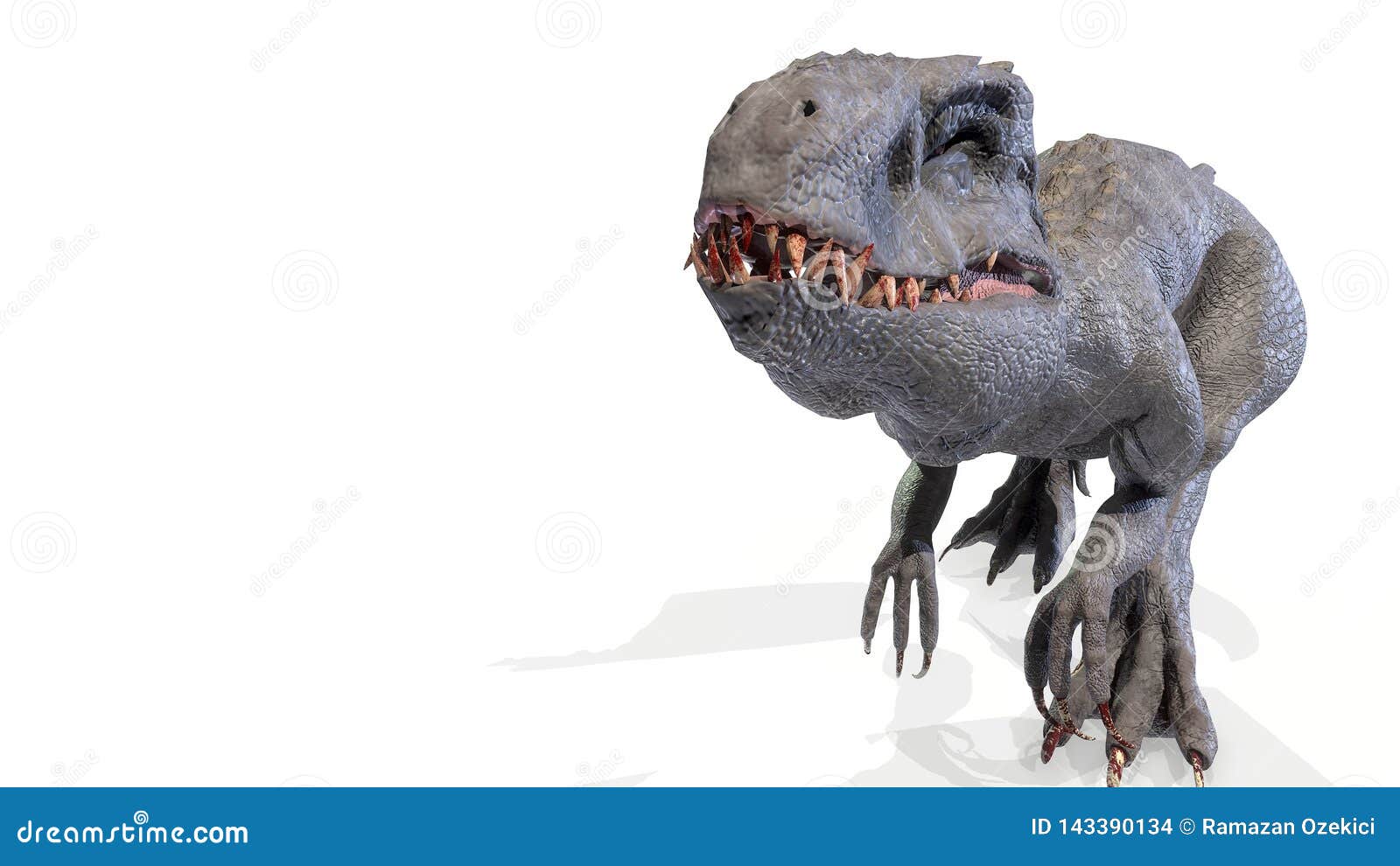 Animal, Indominus Rex of Backgorund, 3d Render Stock Illustration ...